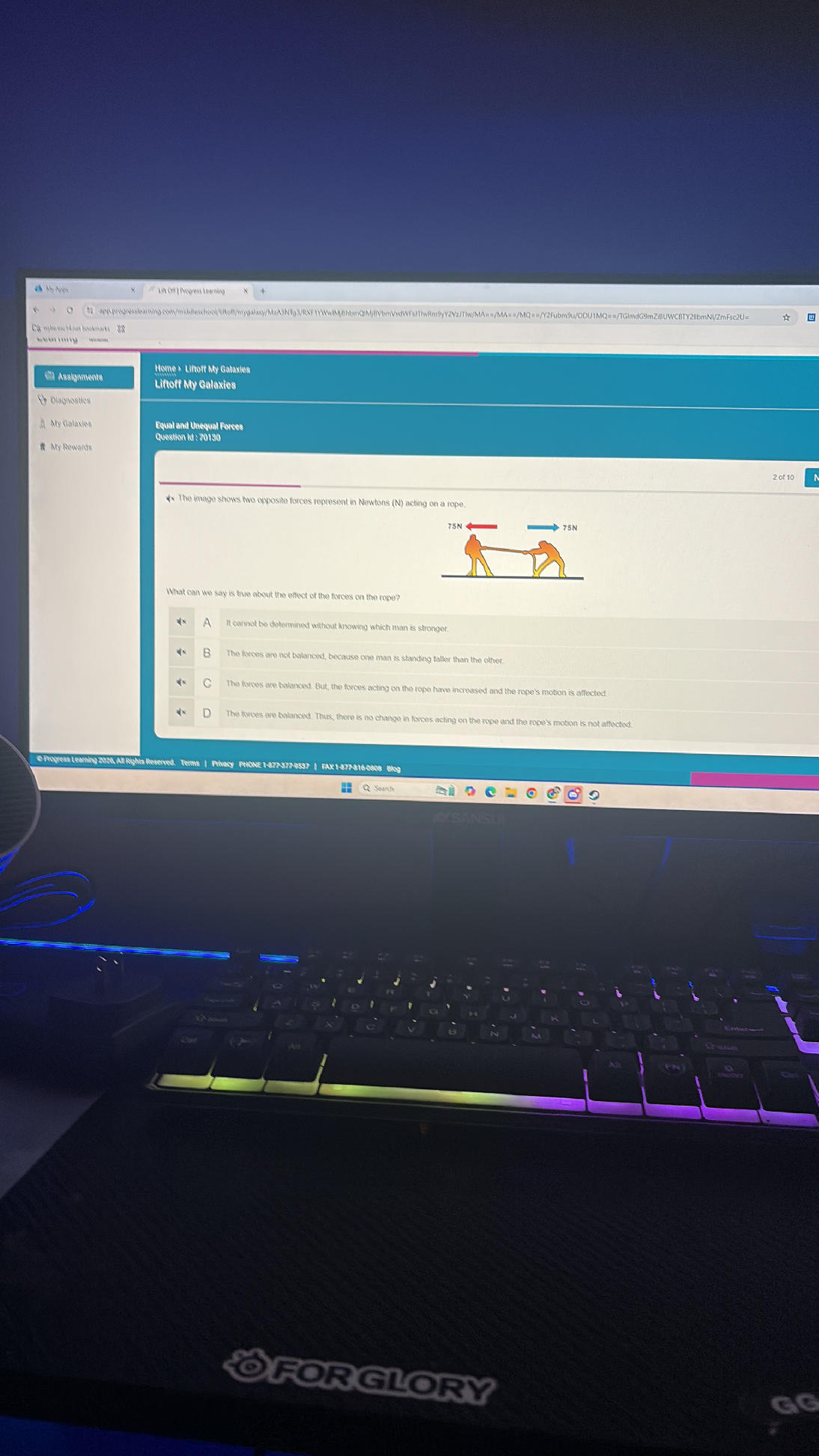 The image shows two opposite forces | StudyX