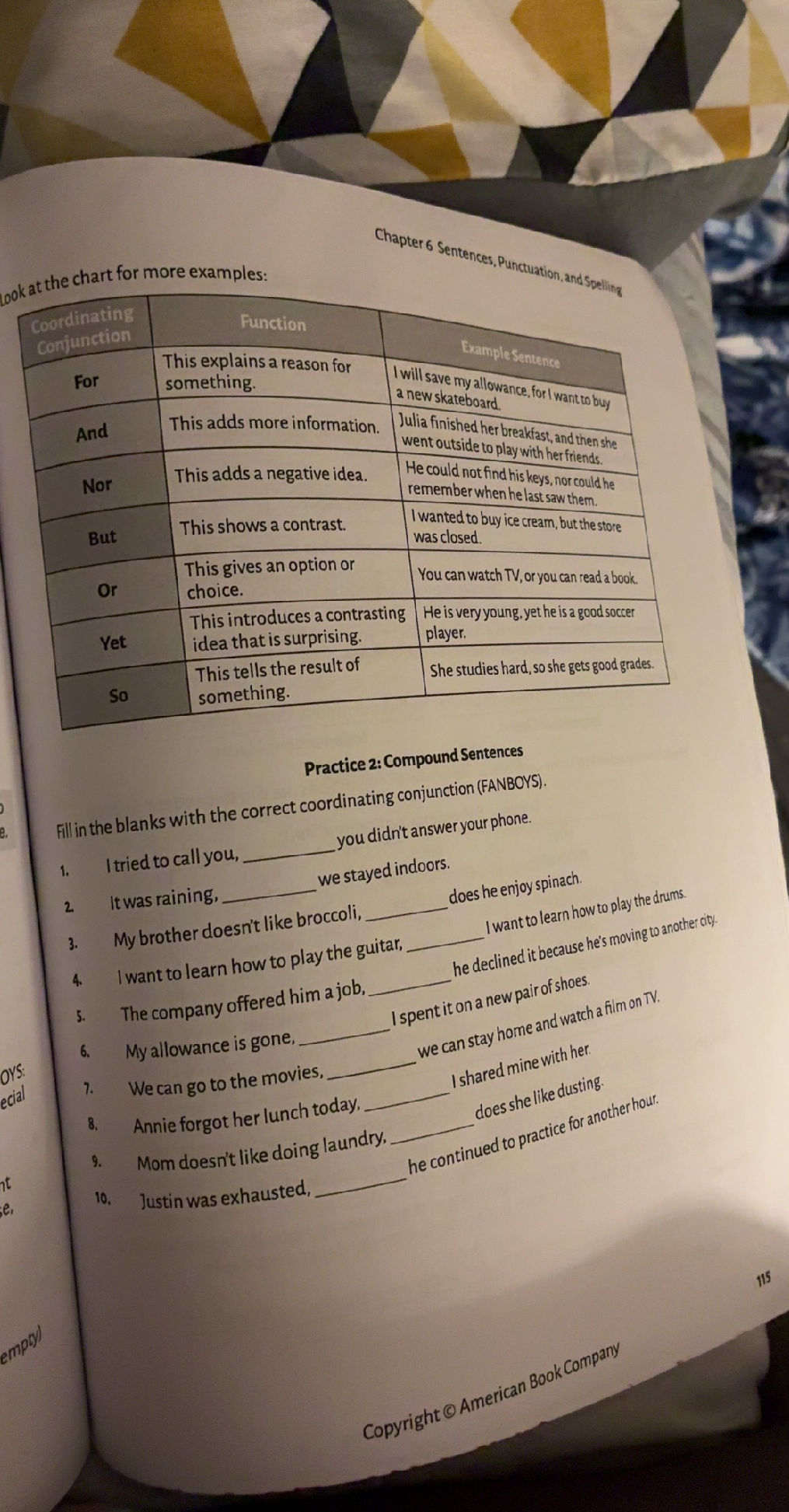 Look at the chart for more examples: | | StudyX