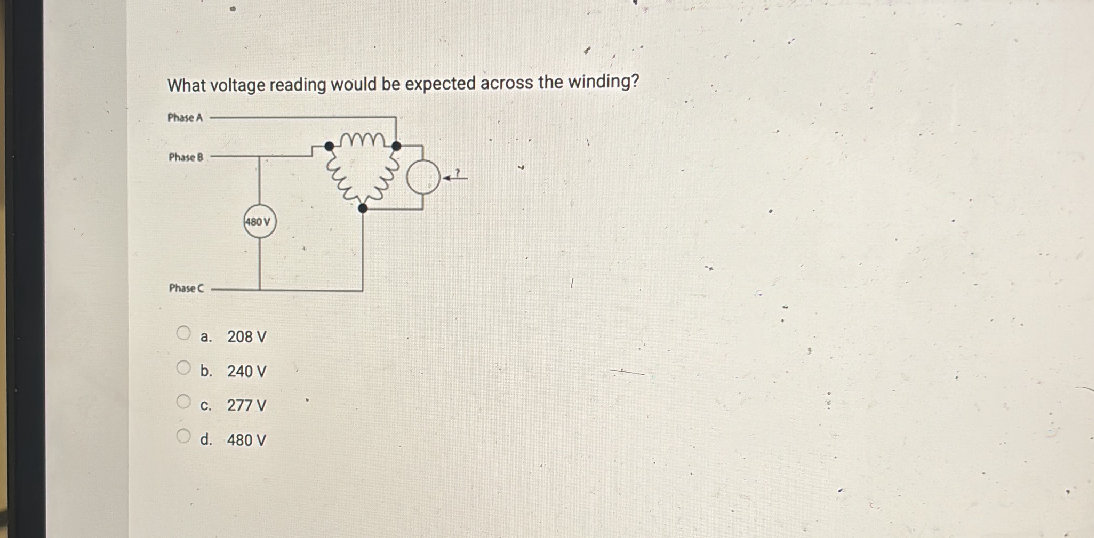 What voltage reading would be expected