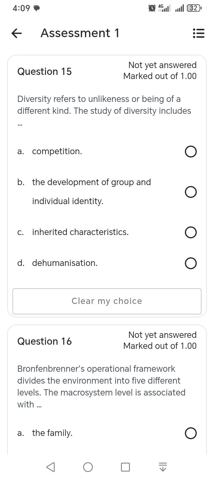 Bronfenbrenner's operational framework | StudyX