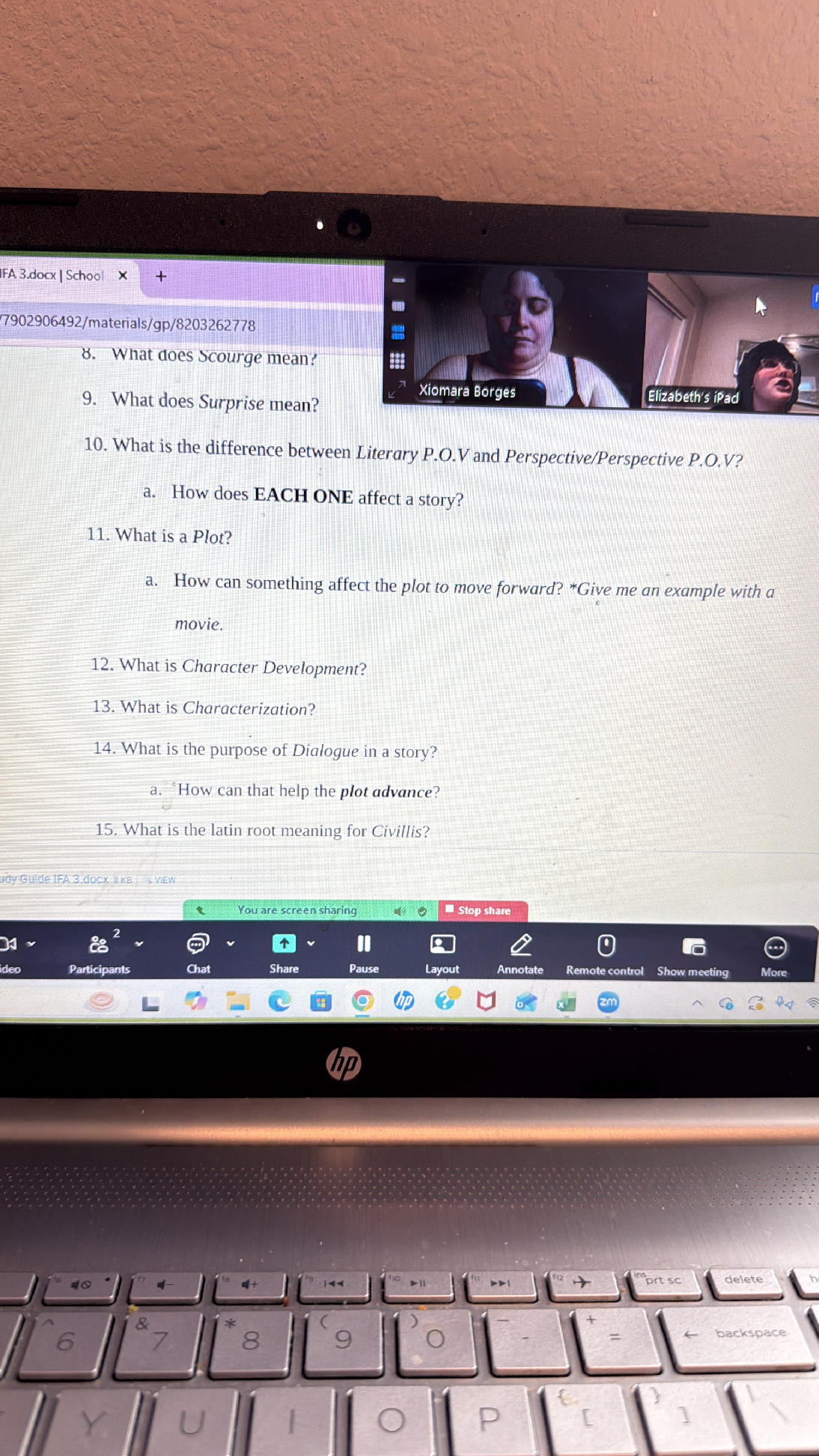 11. What is a Plot? a. How can something | StudyX