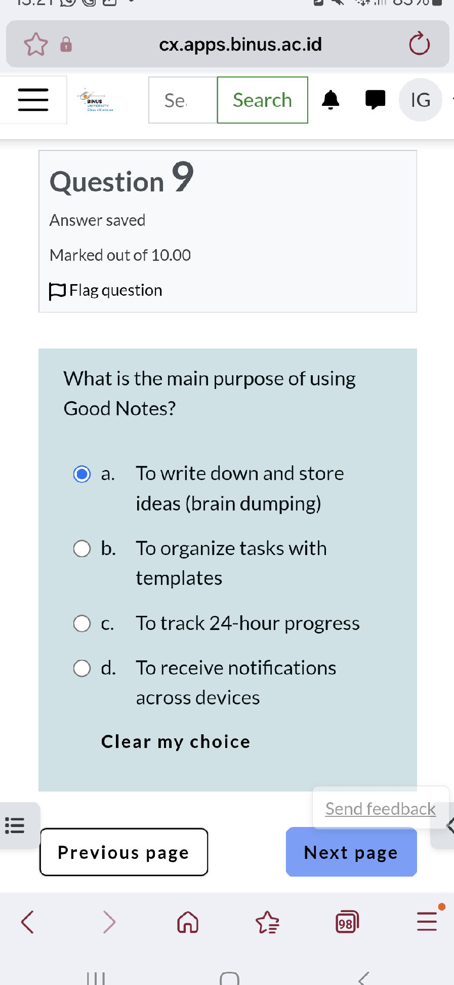 What is the main purpose of using Good | StudyX