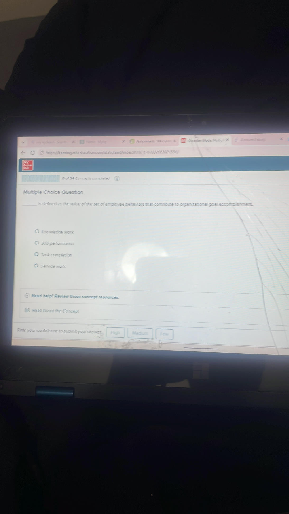 Multiple Choice Question ______ is defined | StudyX