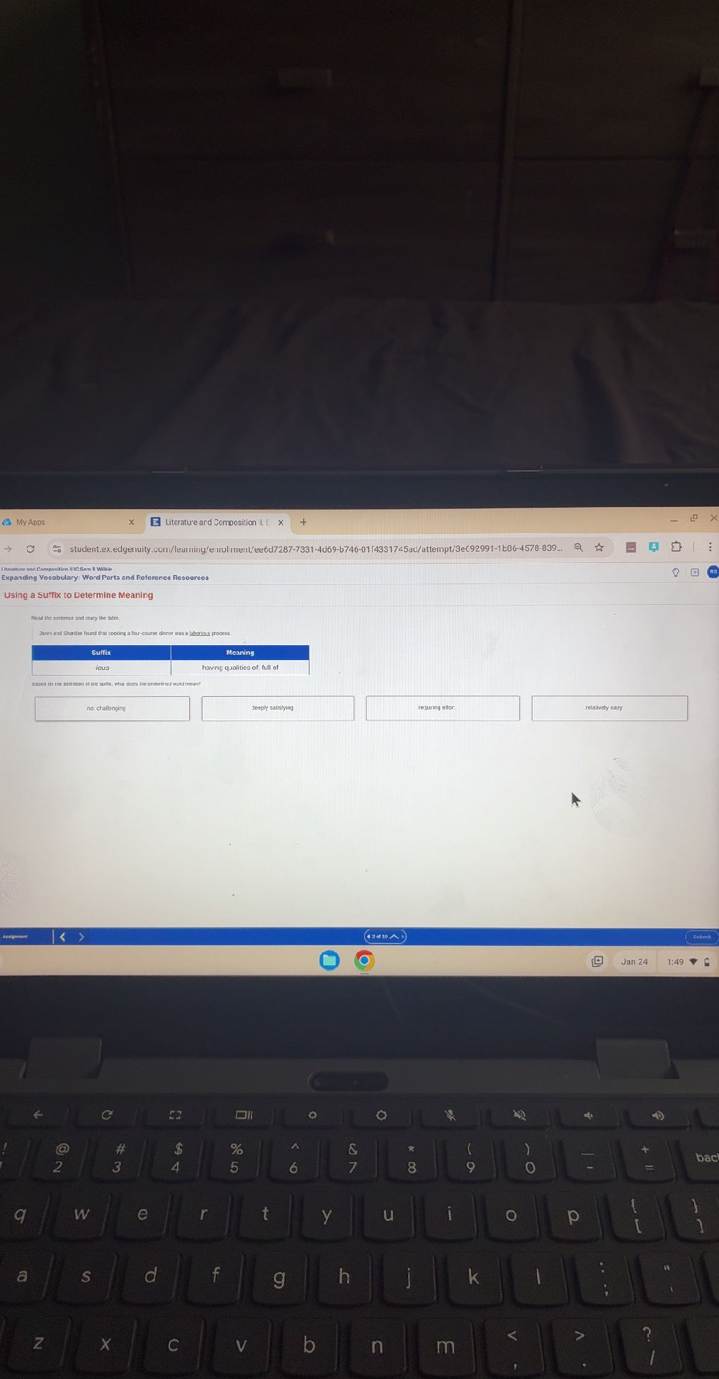 Using a Suffix to Determine Meaning Read | StudyX