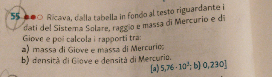Ricava, dalla tabella in fondo al testo | StudyX