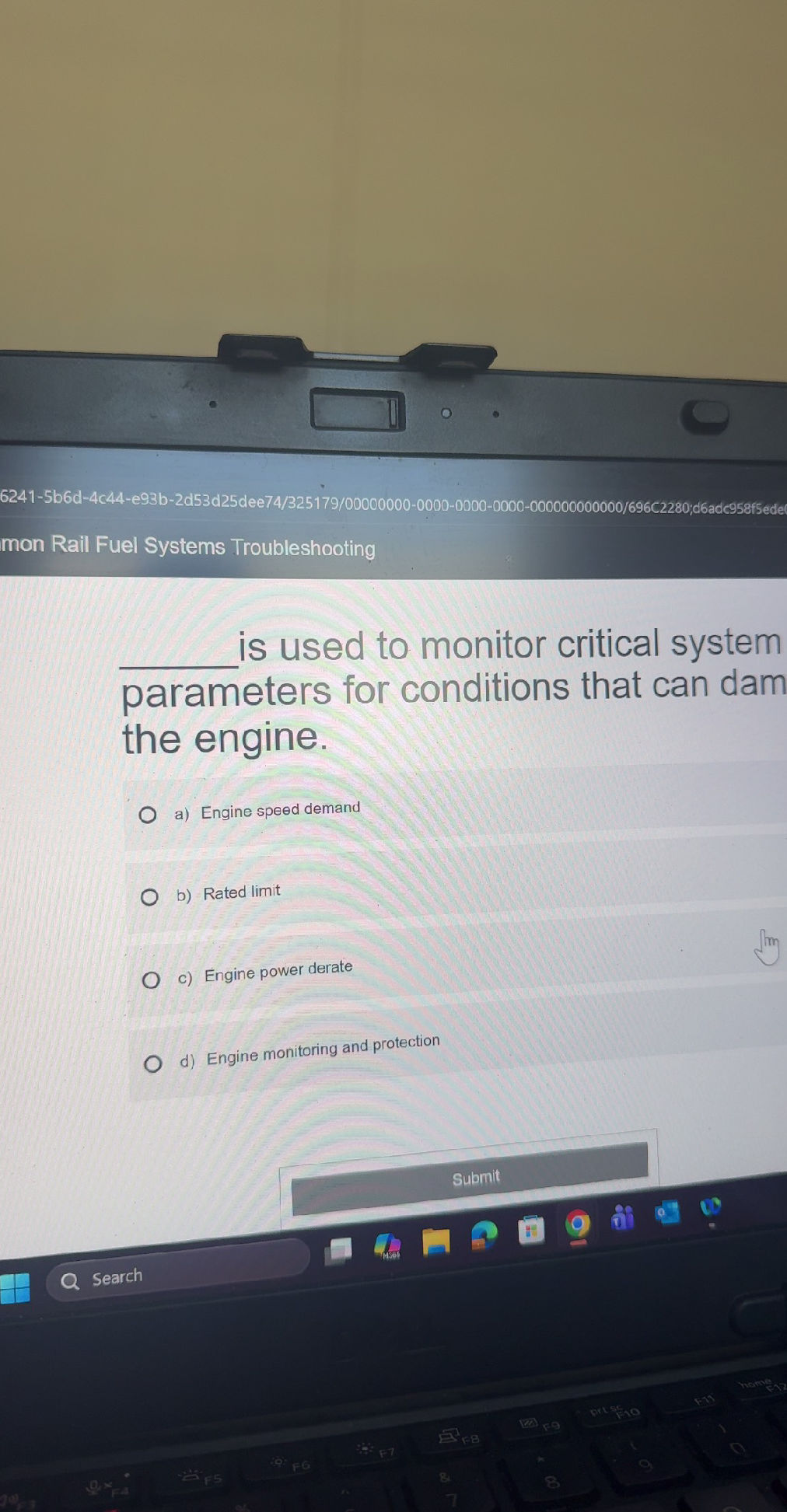 Common Rail Fuel Systems Troubleshooting | StudyX