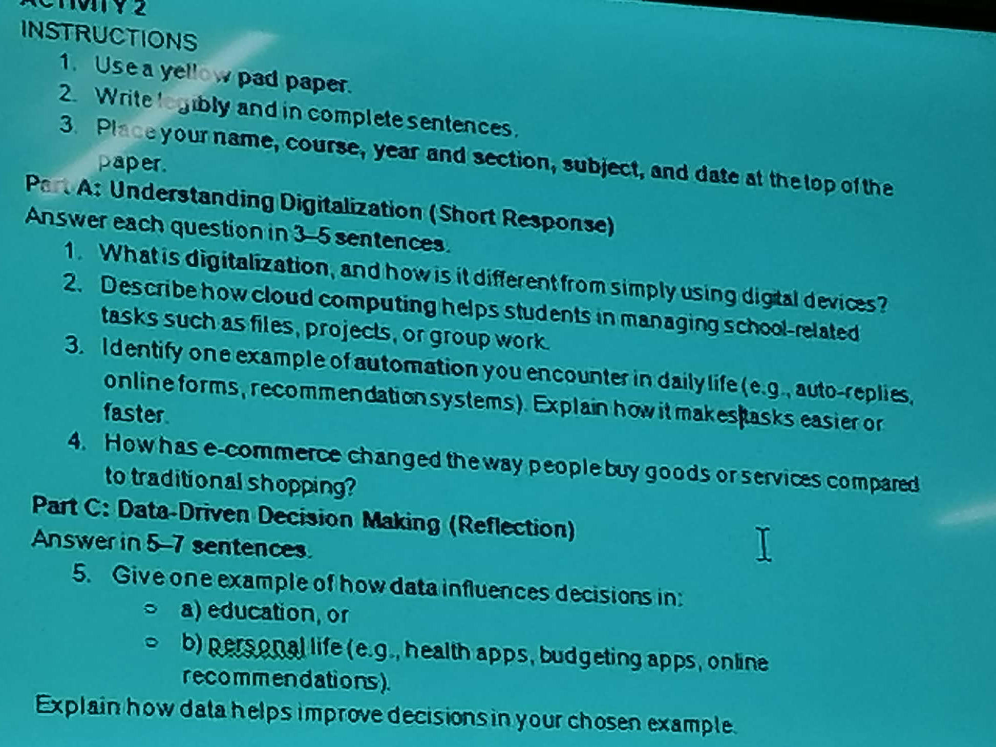 Whatis digitalization, and how is it | StudyX