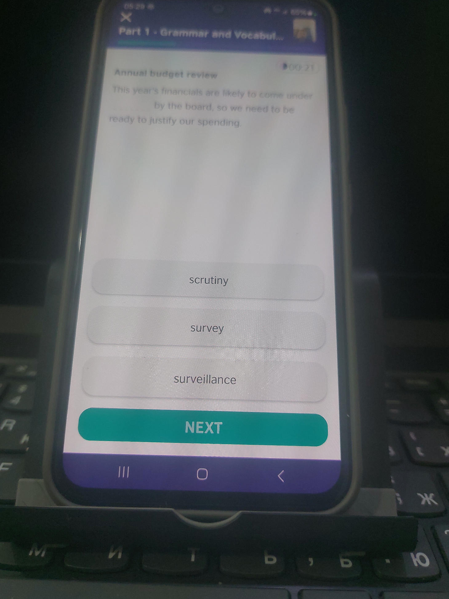 Annual budget review This year's financials | StudyX