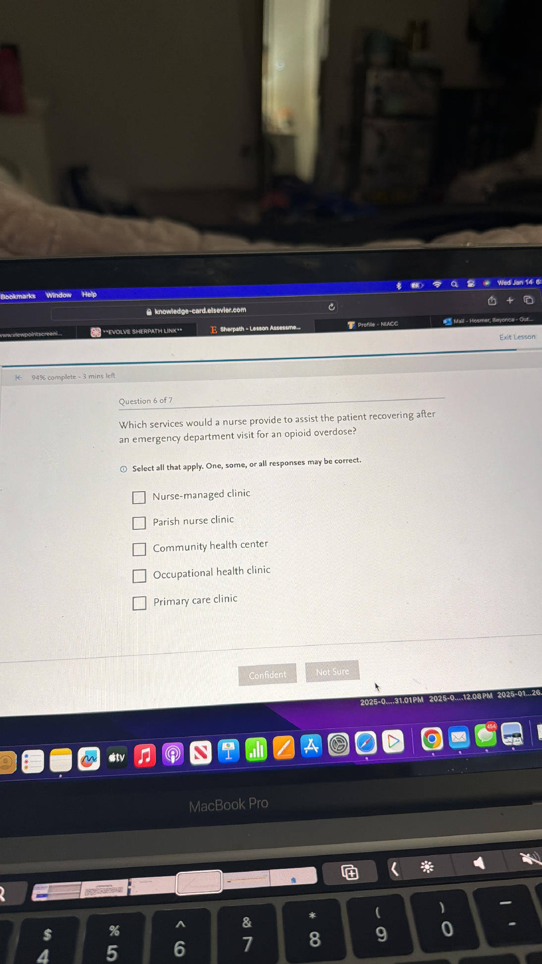 Question 6 of 7 Which services would a | StudyX