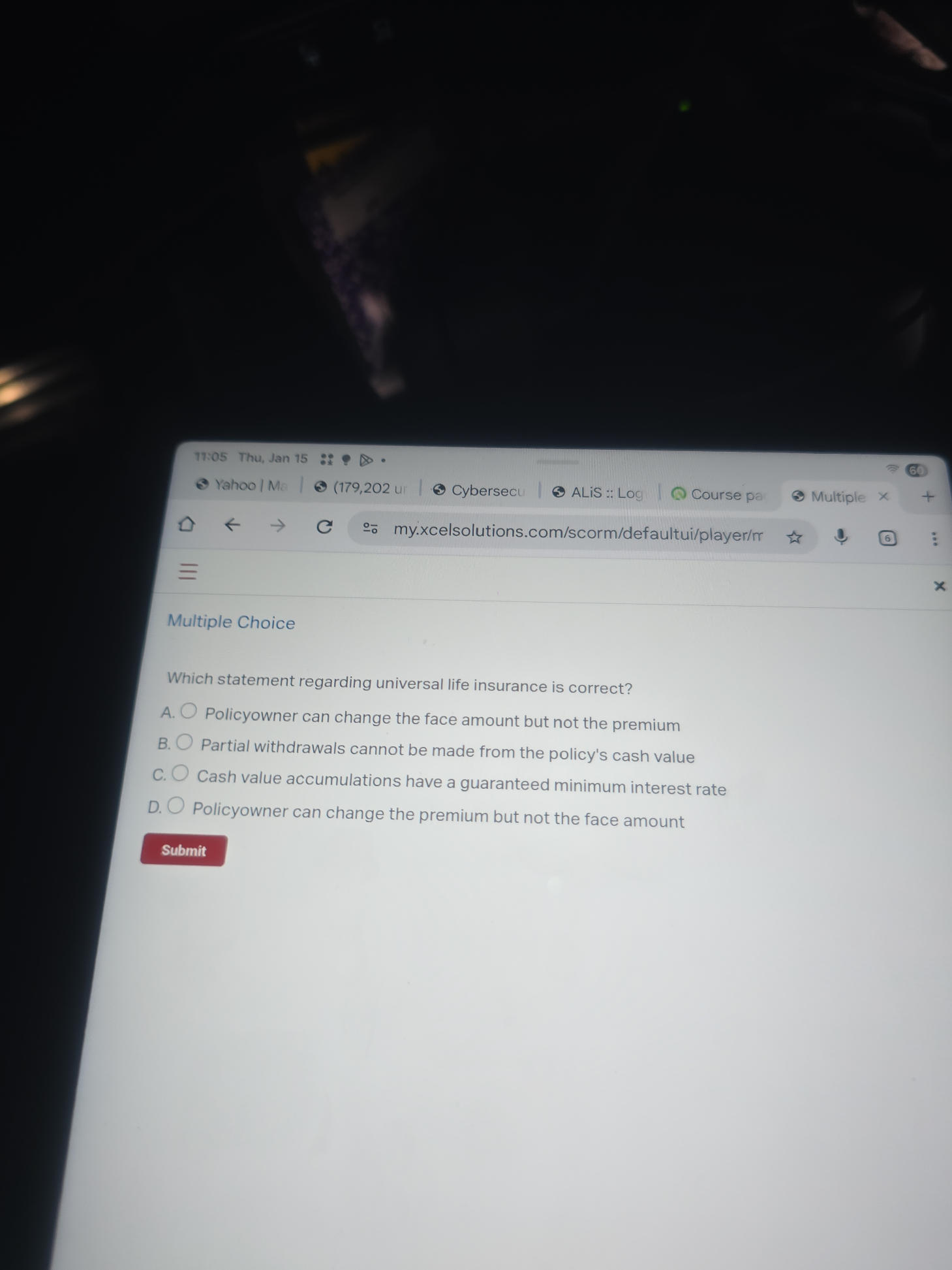 Multiple Choice Which statement regarding | StudyX