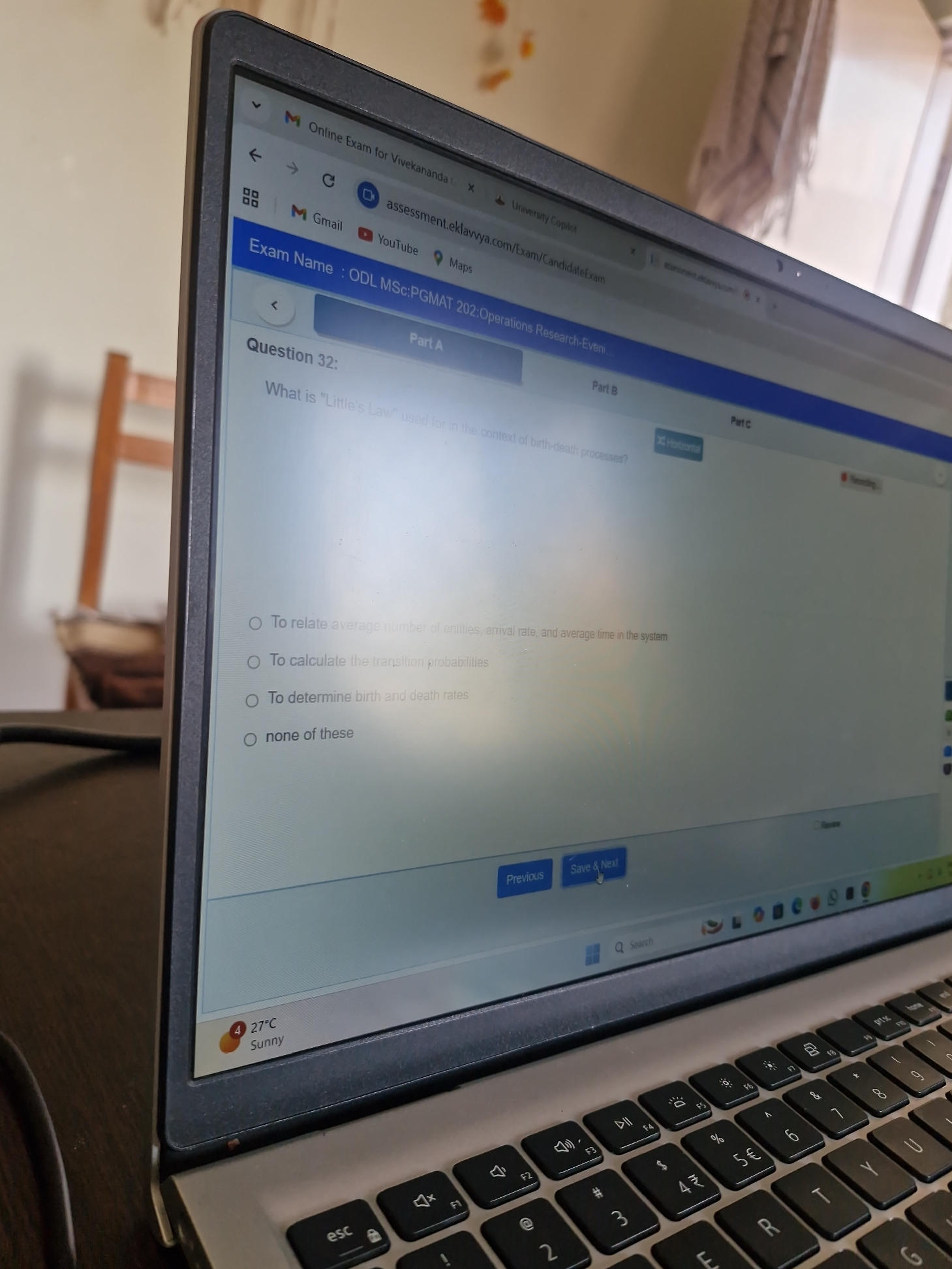 What is "Little's Law" used for in the | StudyX