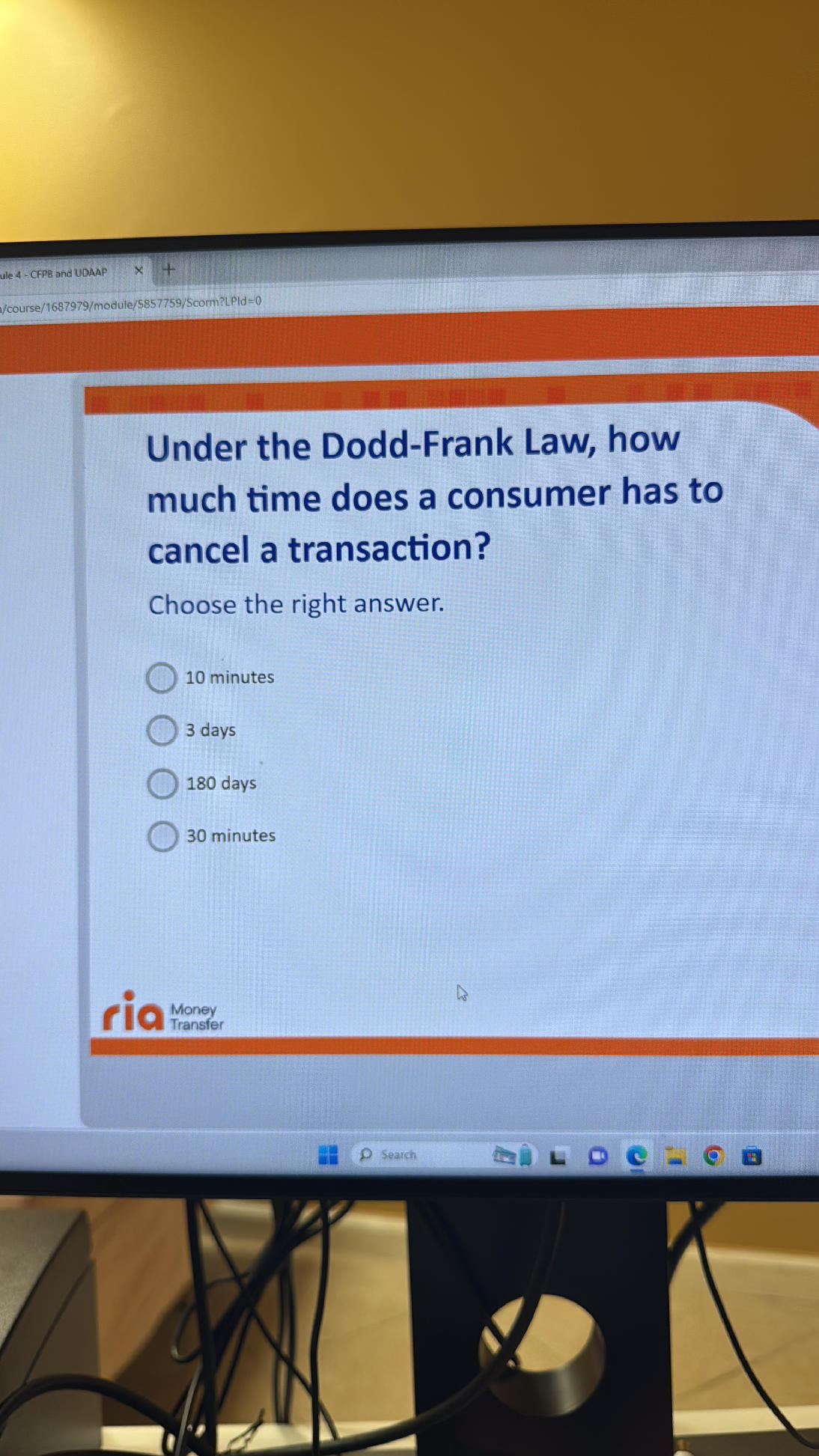 Under the Dodd-Frank Law, how much time does | StudyX