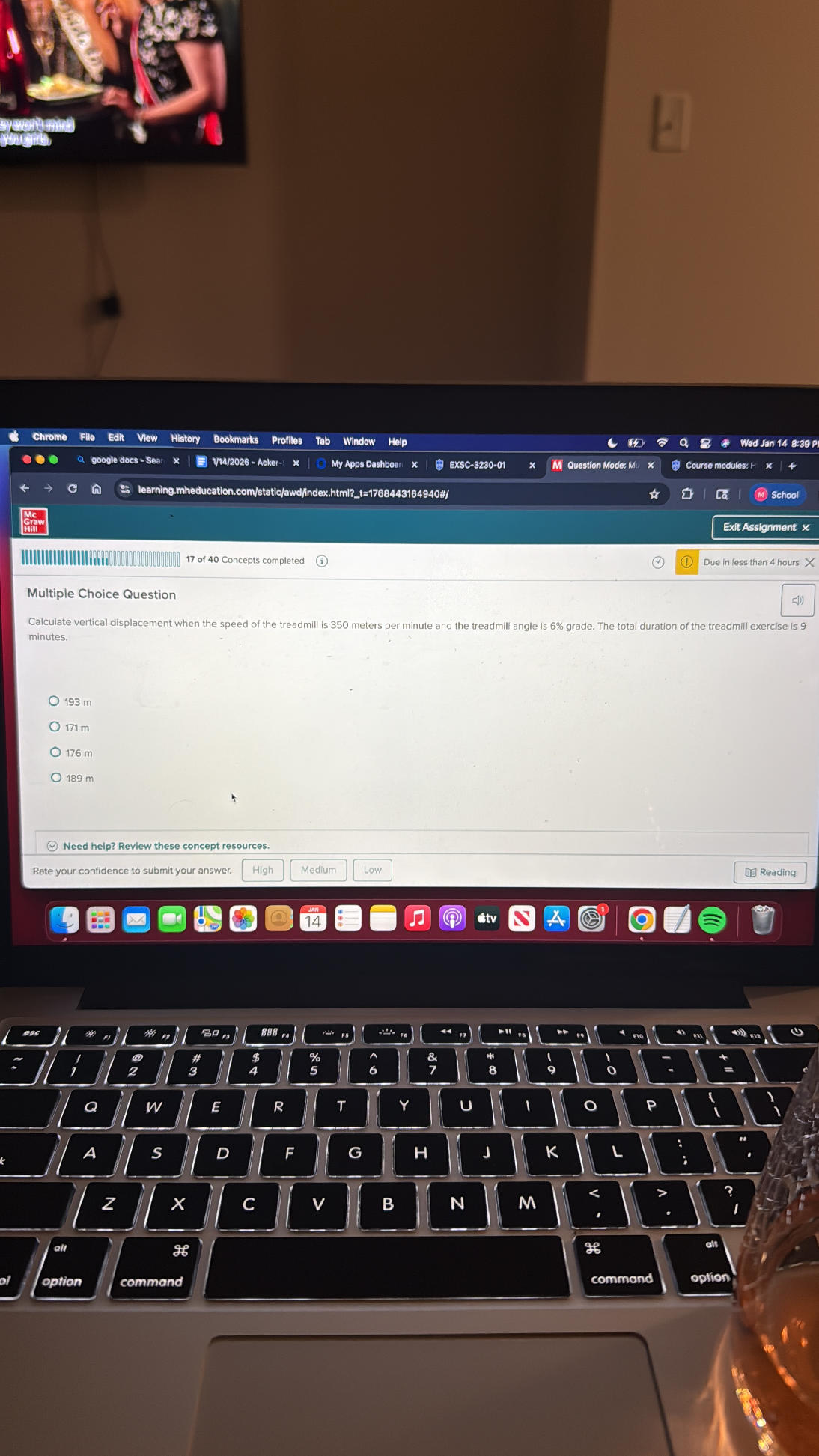 Multiple Choice Question Calculate vertical | StudyX