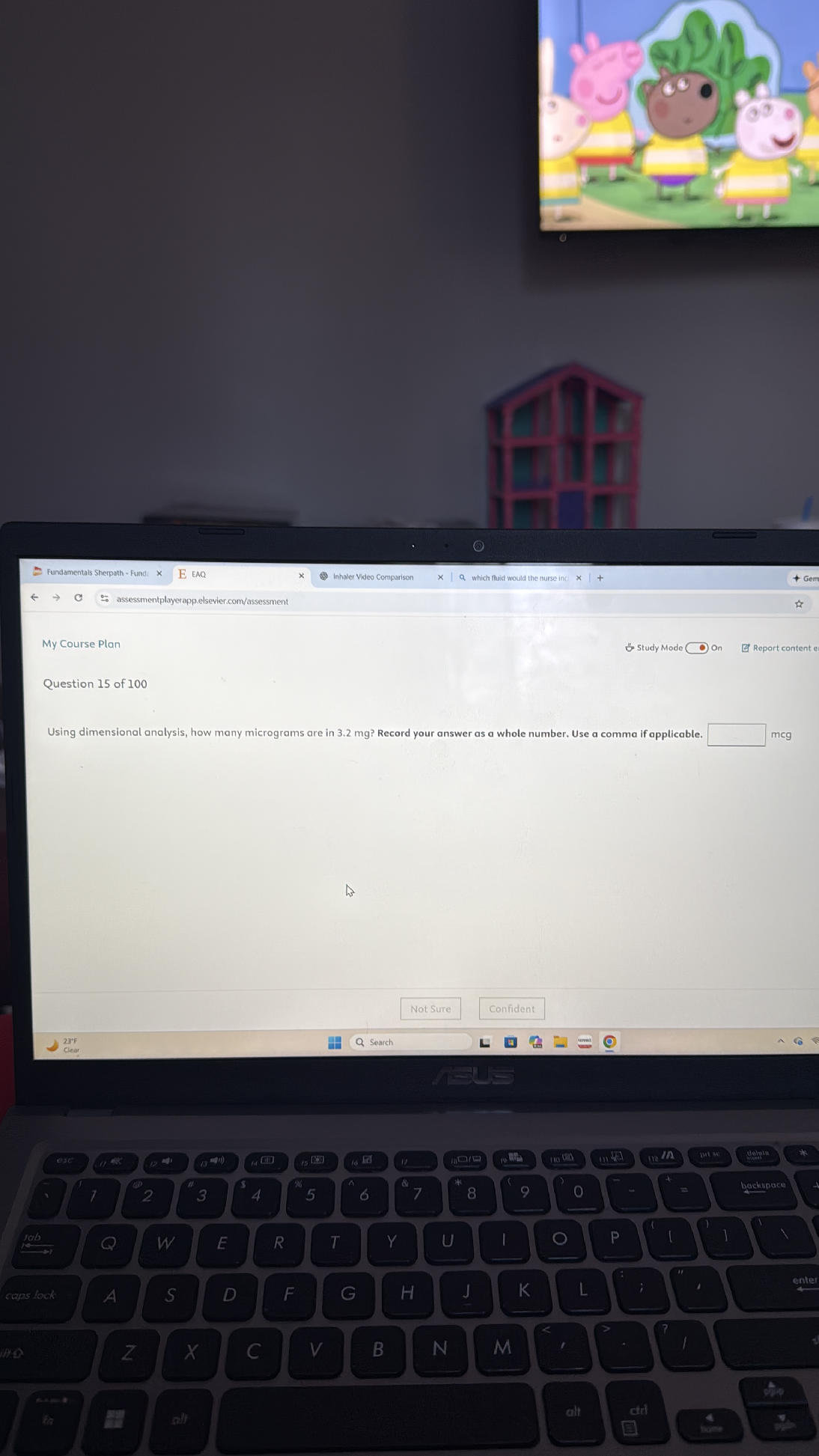 Question 15 of 100 Using dimensional | StudyX