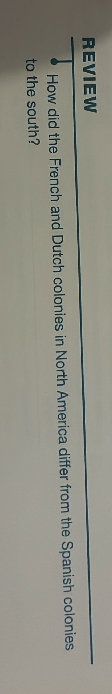 How did the French and Dutch colonies in | StudyX