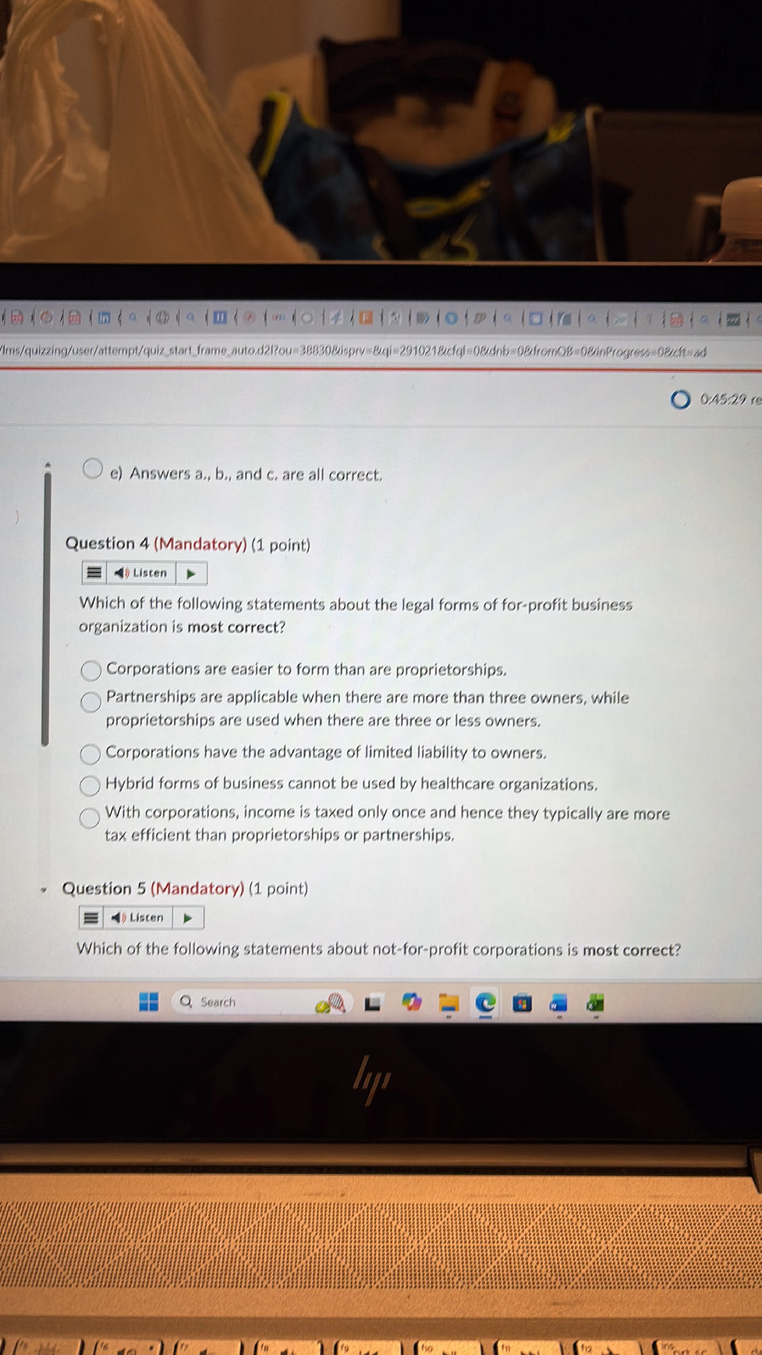 Question 4 (Mandatory) (1 point) Which of | StudyX