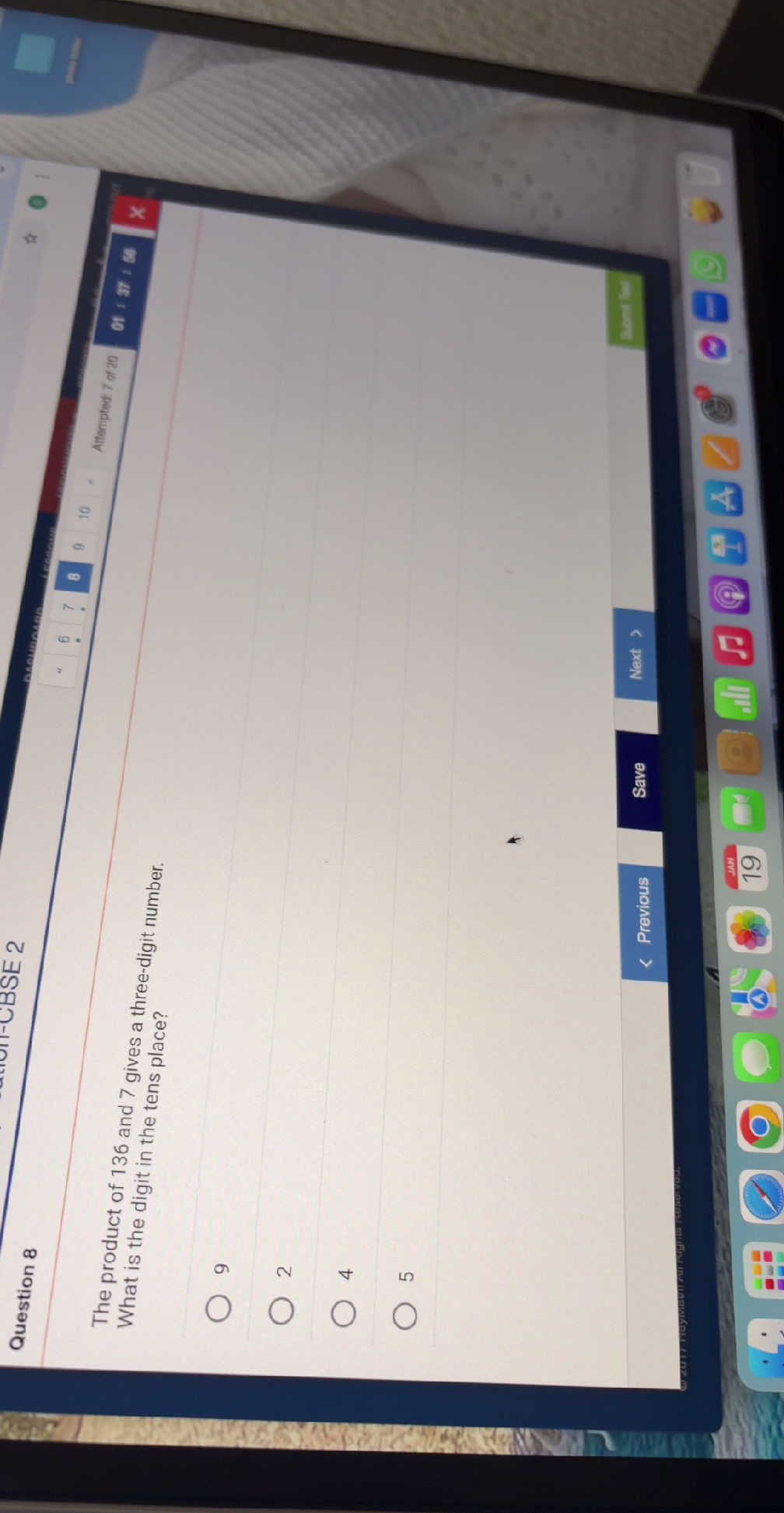 The product of 136 and 7 gives a three-digit | StudyX