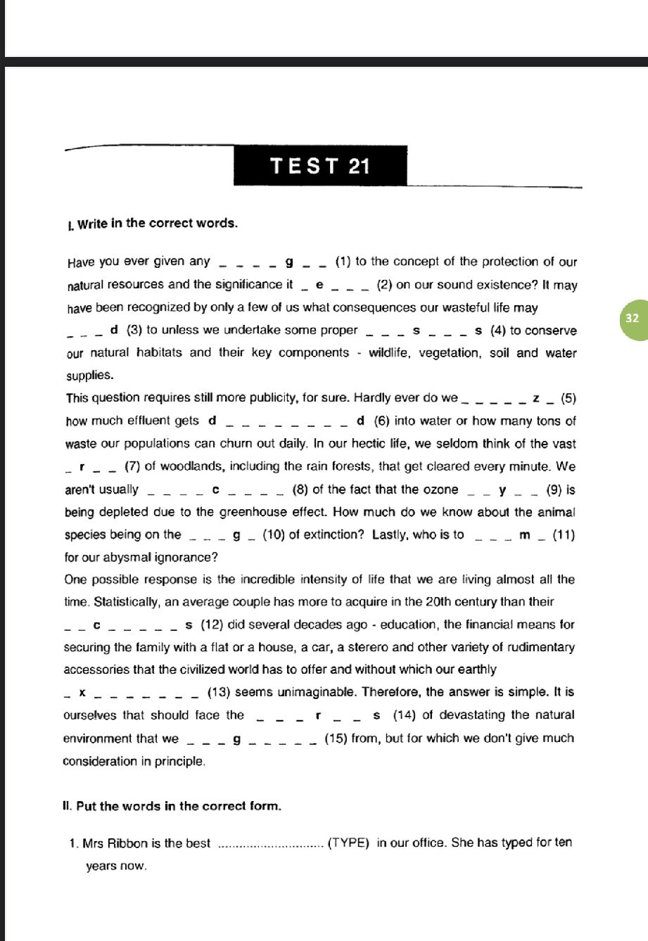 Put the words in the correct form. 1. Mrs | StudyX