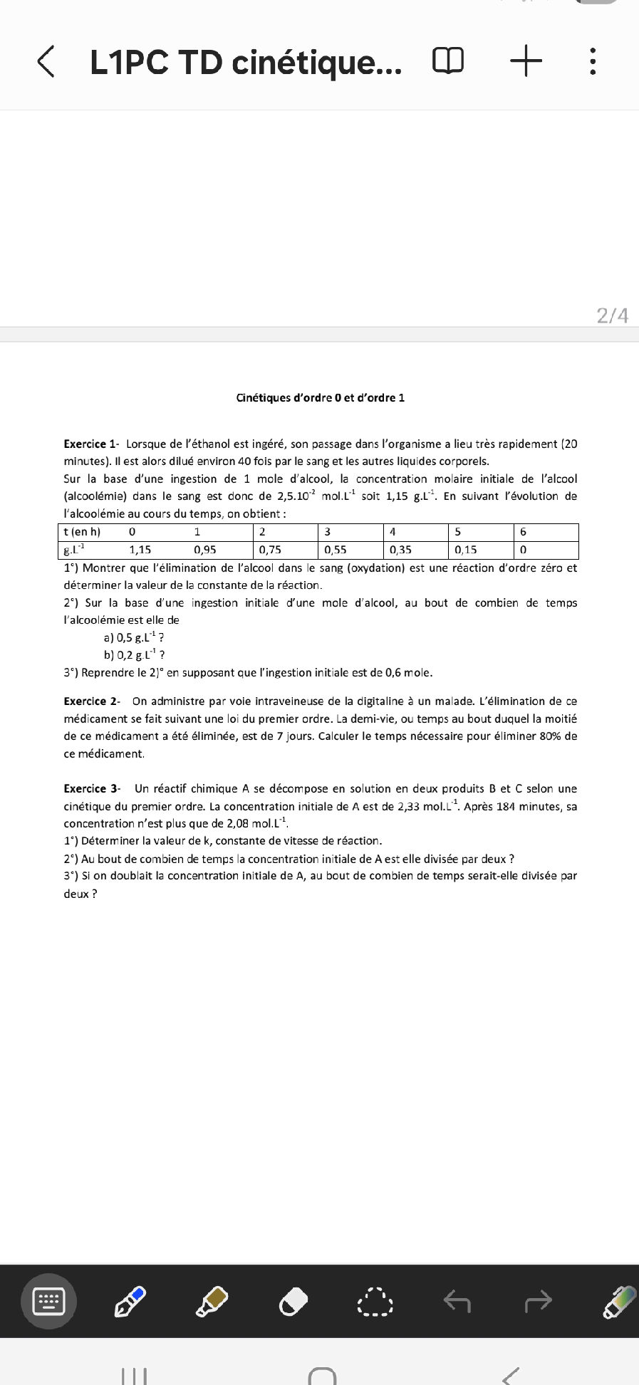 Exercice 2- On administre par voie | StudyX