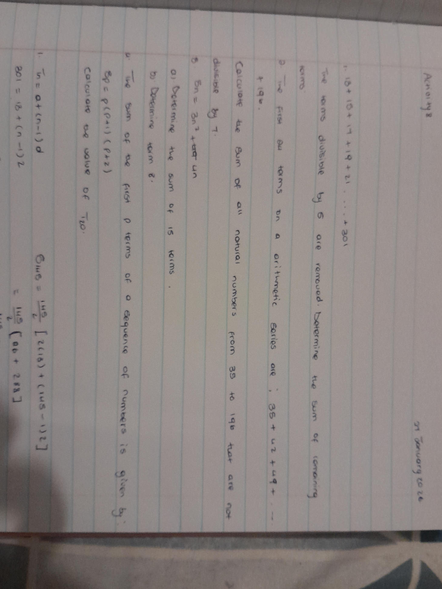 The terms divisible by 6 are removed. | StudyX