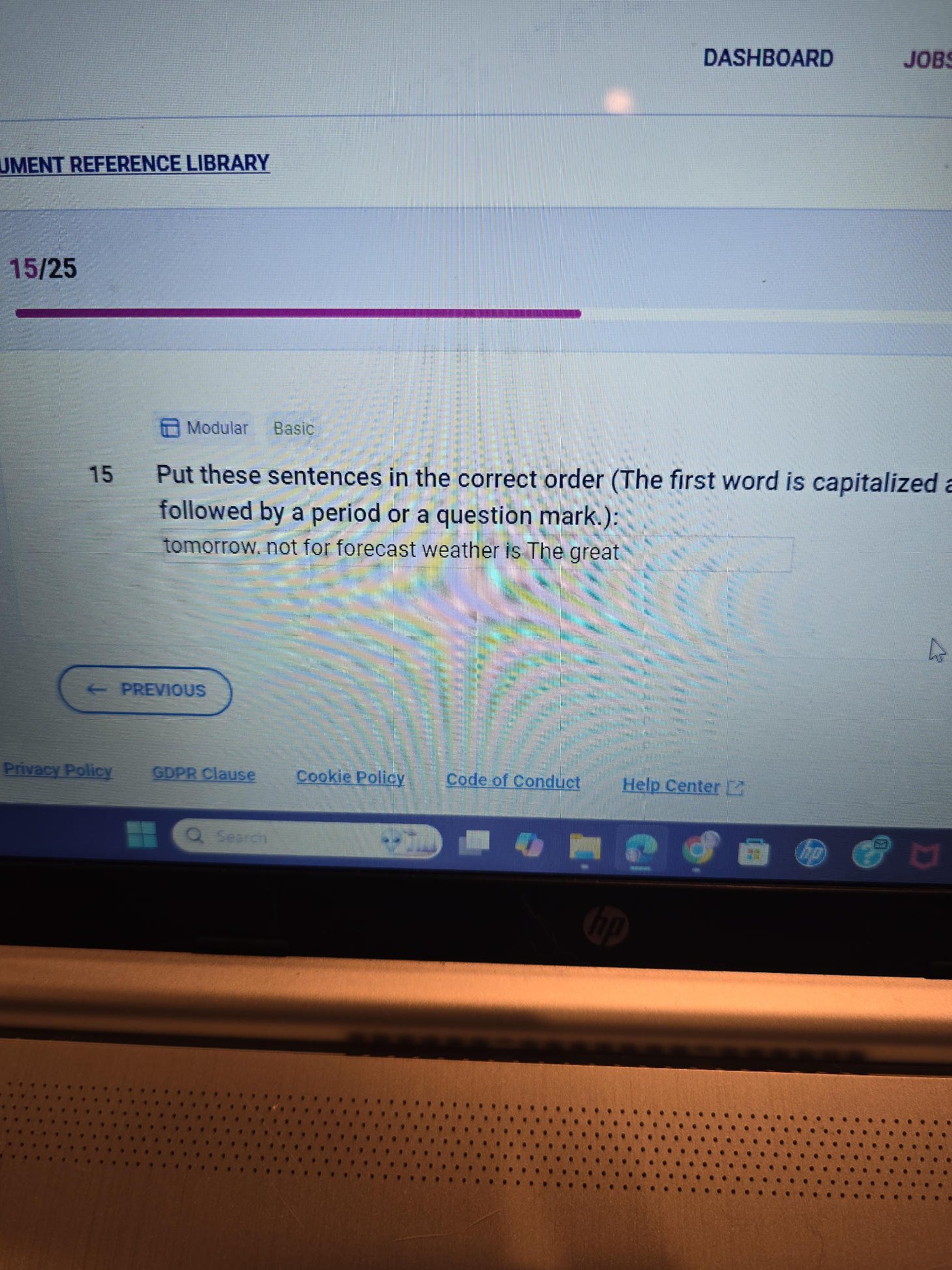 Put these sentences in the correct order | StudyX