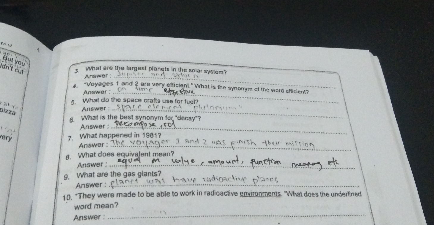 What are the largest planets in the solar | StudyX