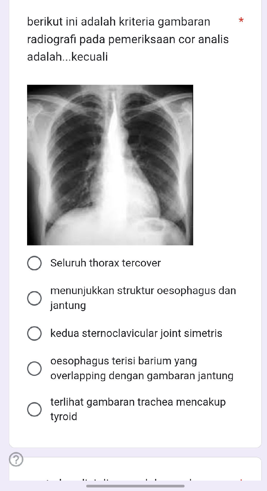 berikut ini adalah kriteria gambaran | StudyX
