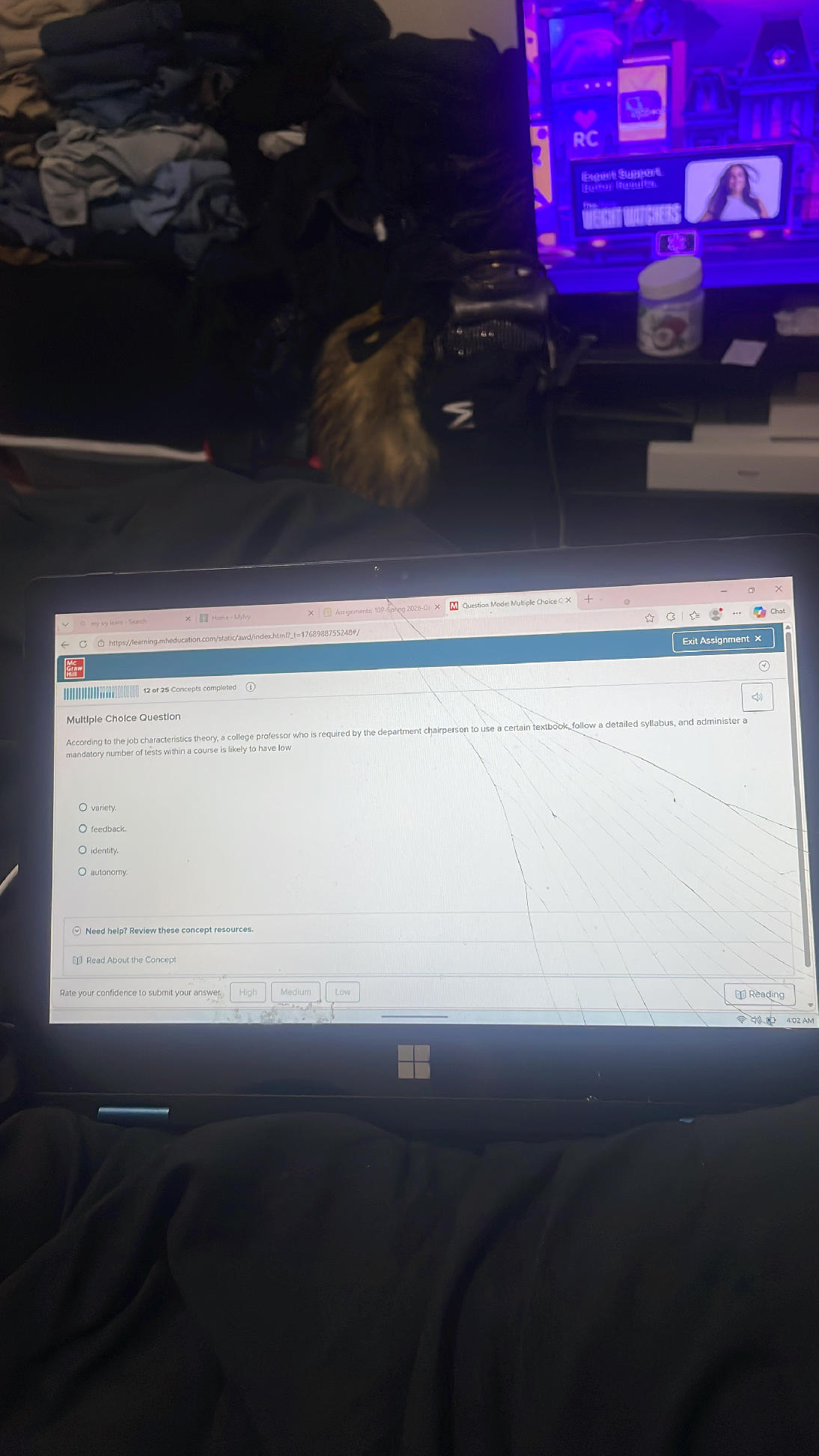 Multiple Choice Question According to the | StudyX