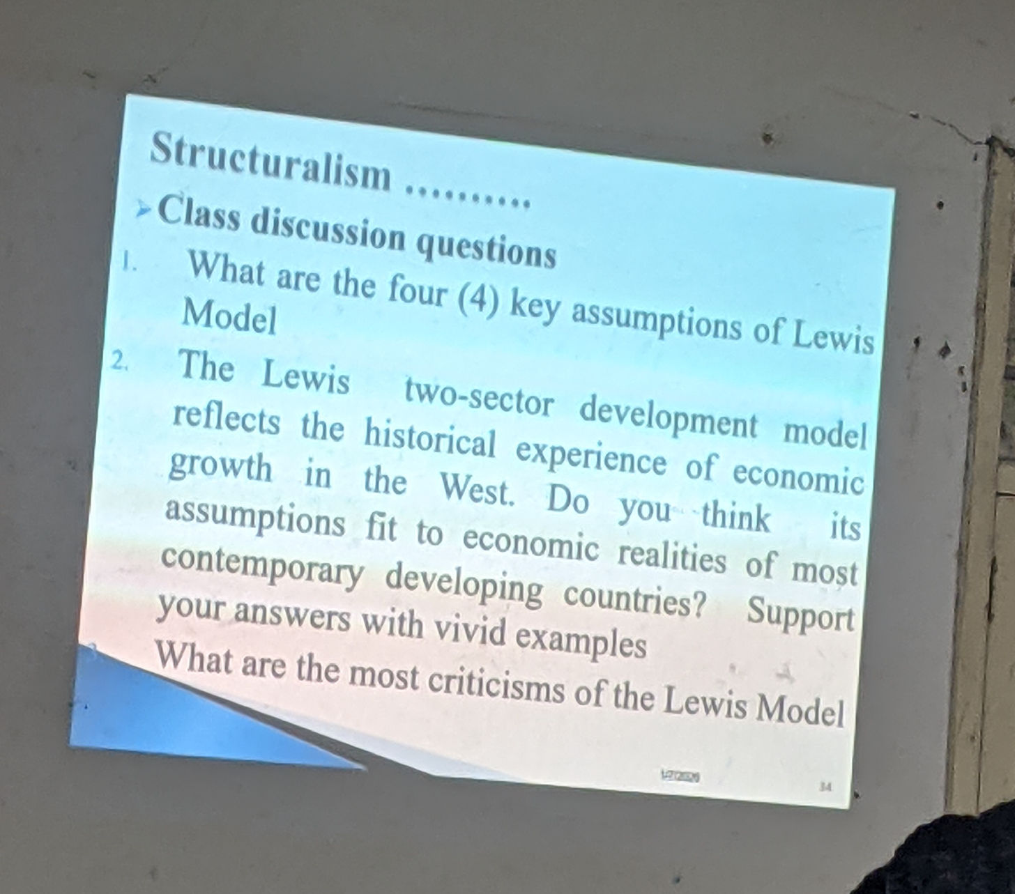 What are the four (4) key assumptions of | StudyX