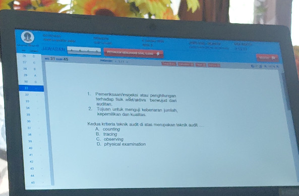 1. Pemeriksaan/inspeksi atau penghitungan | StudyX