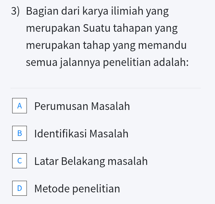 3) Bagian dari karya ilmiah yang merupakan | StudyX