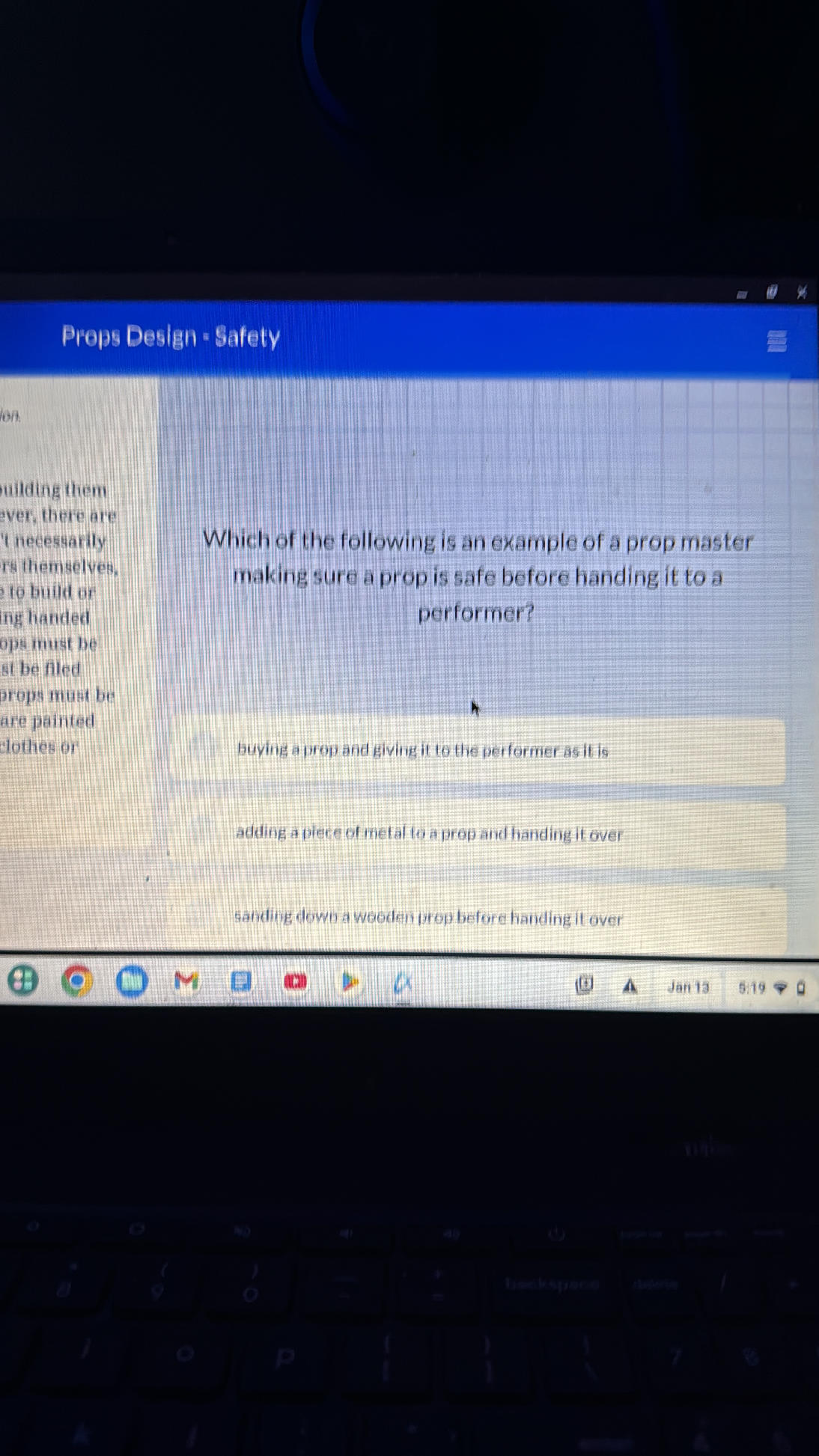 Which of the following is an example of a | StudyX