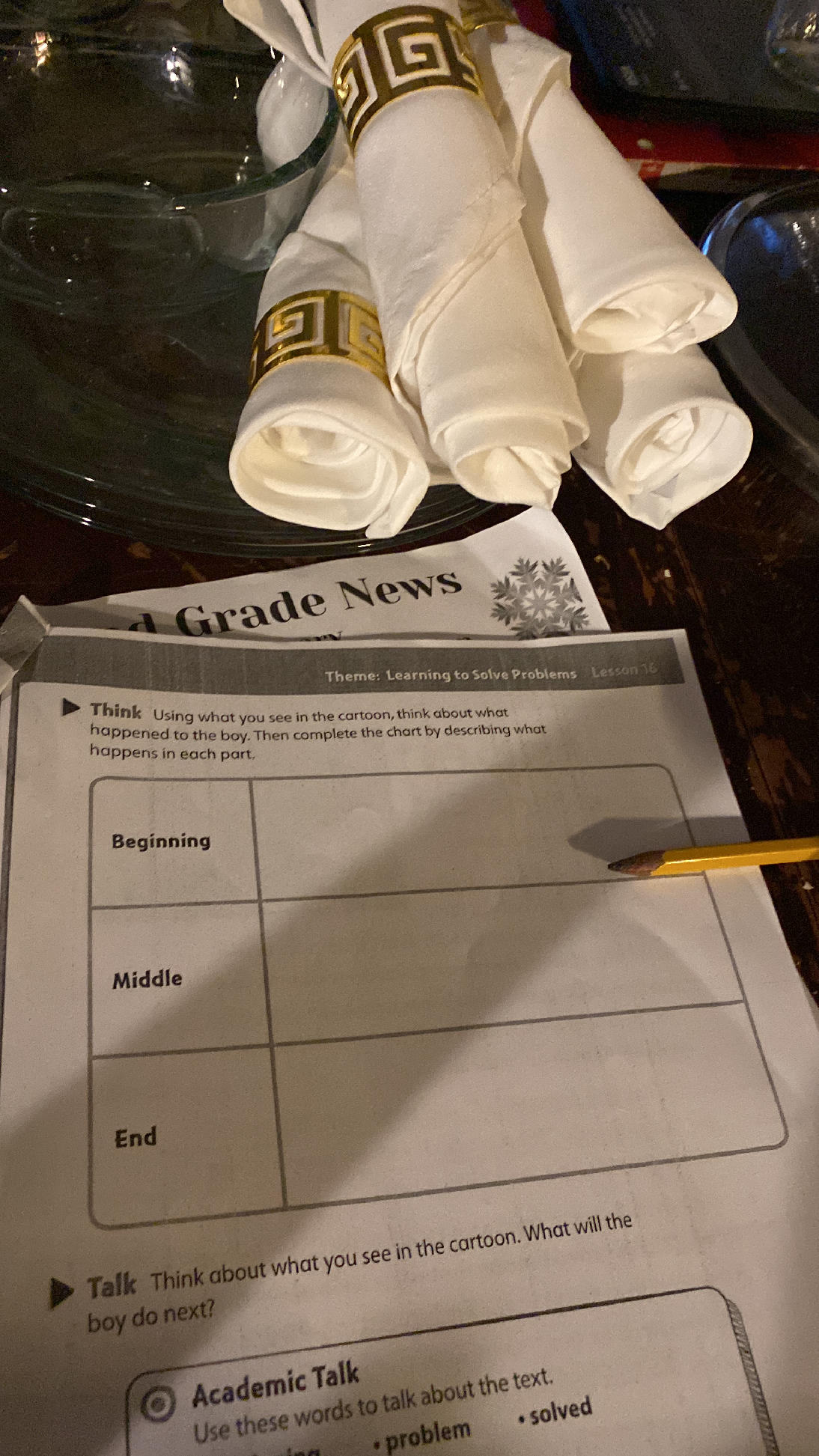 Think Using what you see in the cartoon, | StudyX