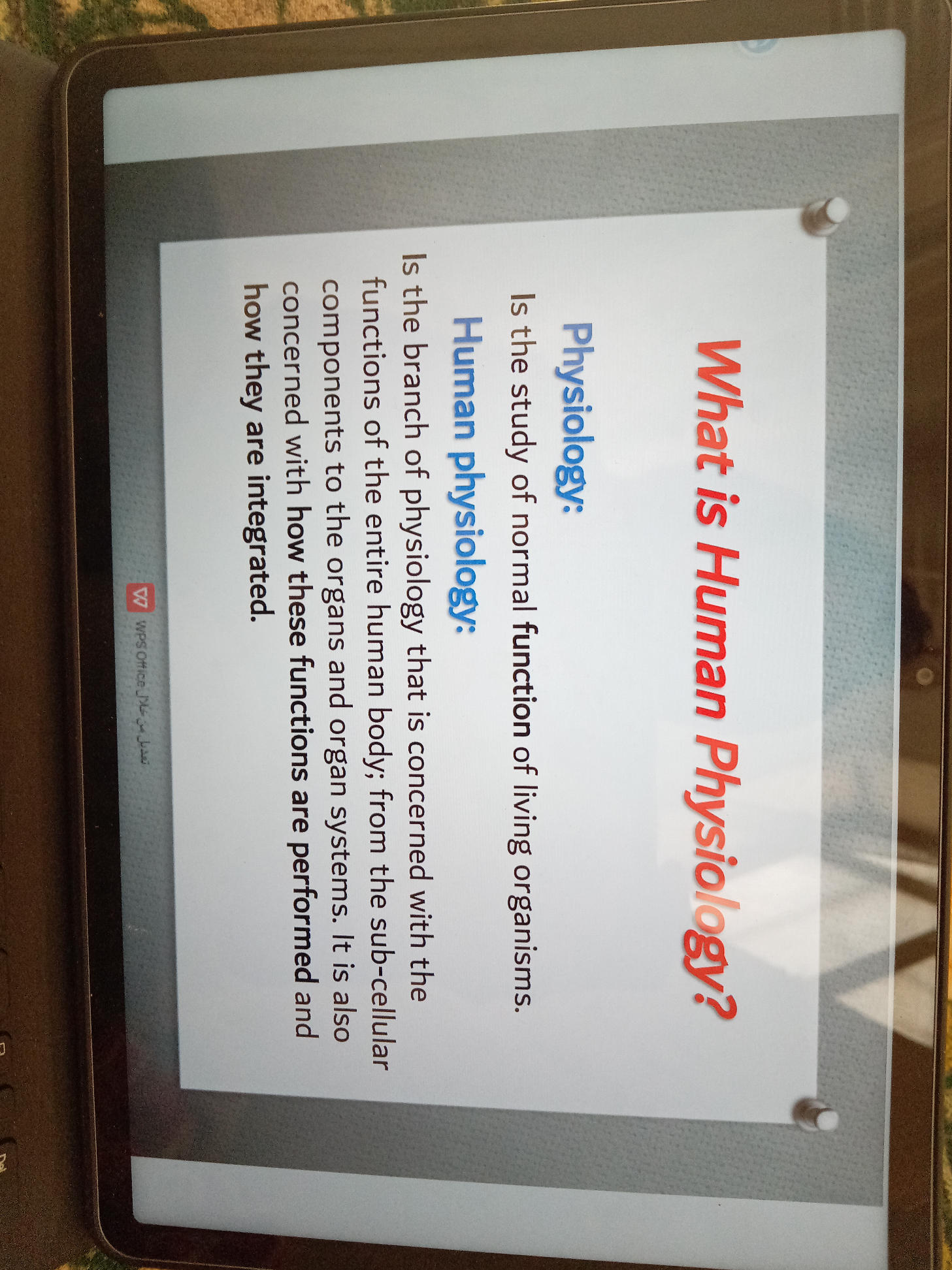 What is Human Physiology? Physiology: Is | StudyX