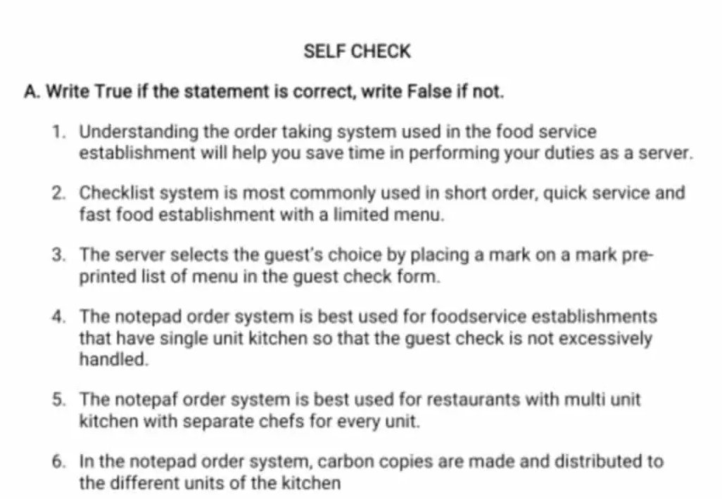 A. Write True if the statement is correct, | StudyX