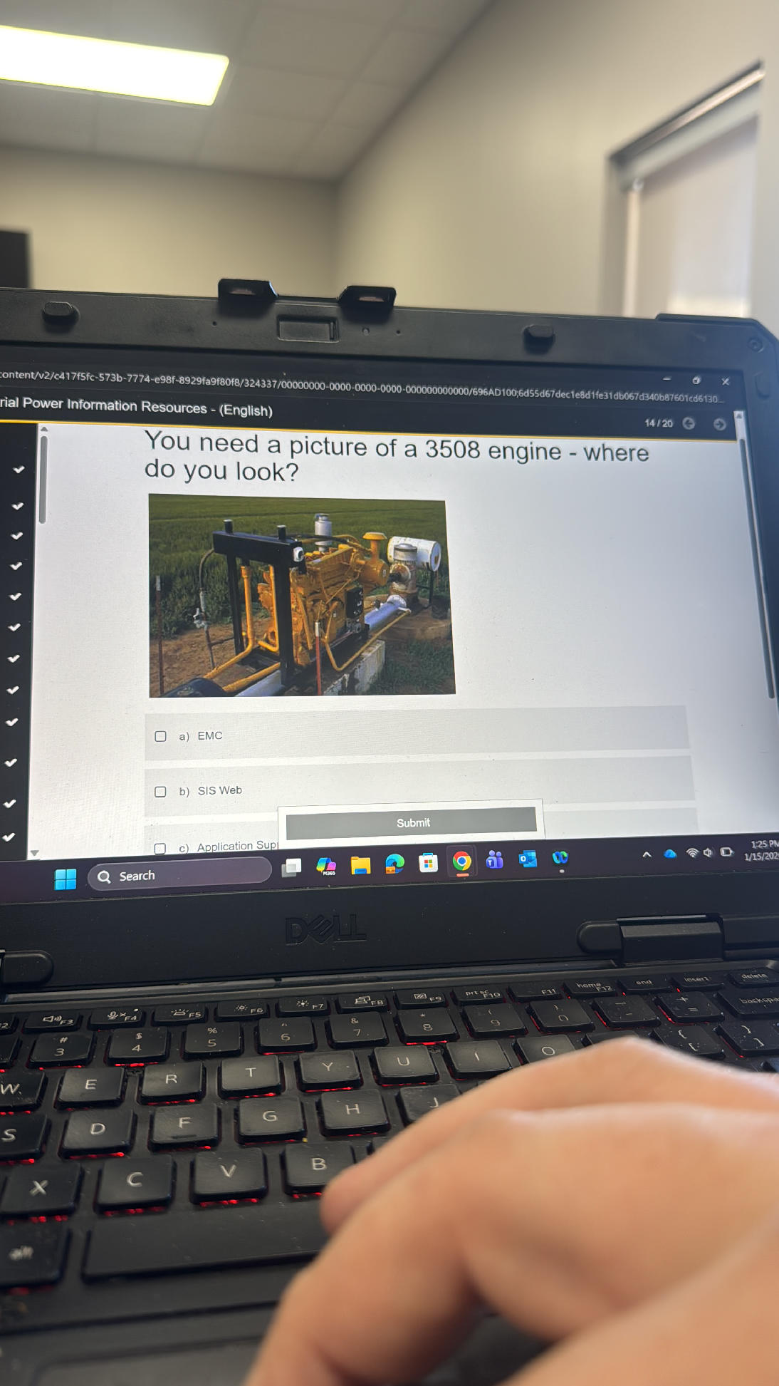 You need a picture of a 3508 engine - where | StudyX