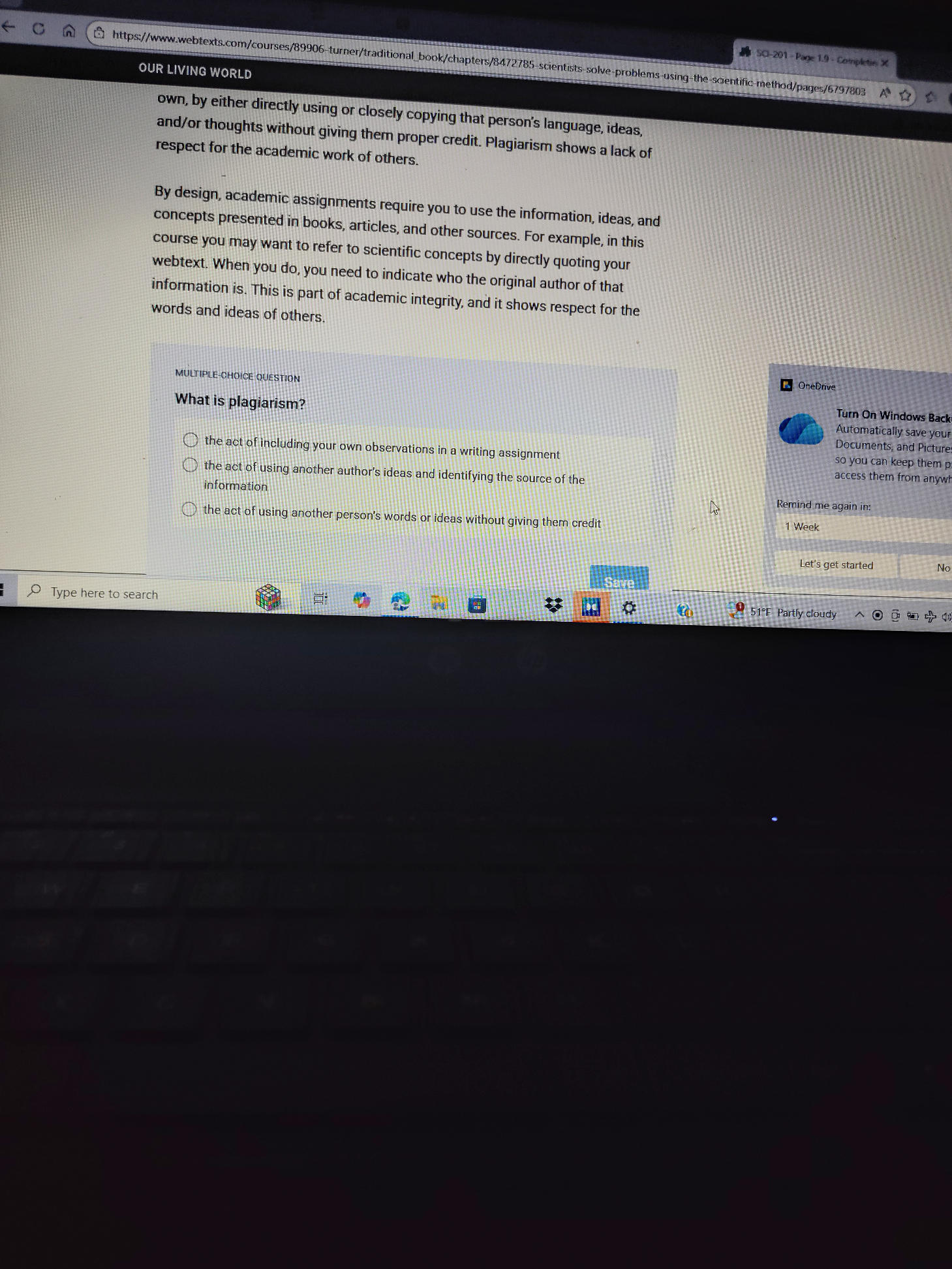 MULTIPLE-CHOICE QUESTION **What is | StudyX