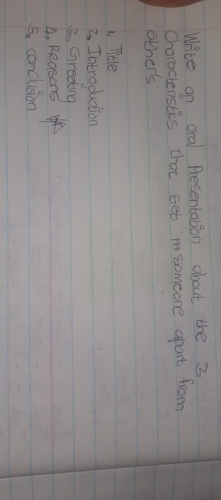 Write an oral Presentation about the 3 | StudyX