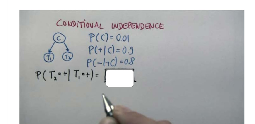 CONDITIOUAL INDEPENDENCE [Diagram of C | StudyX