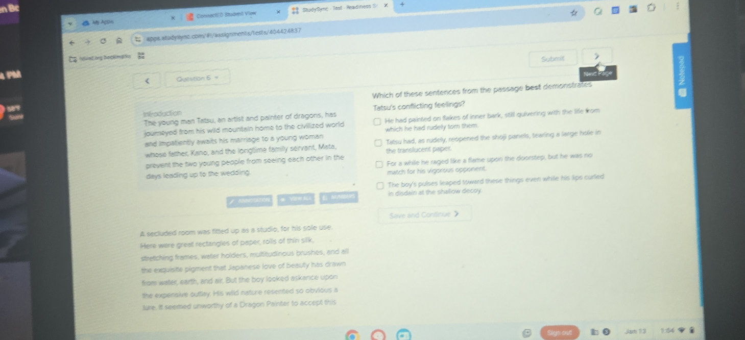 Introduction The young man Tatsu, an artist | StudyX