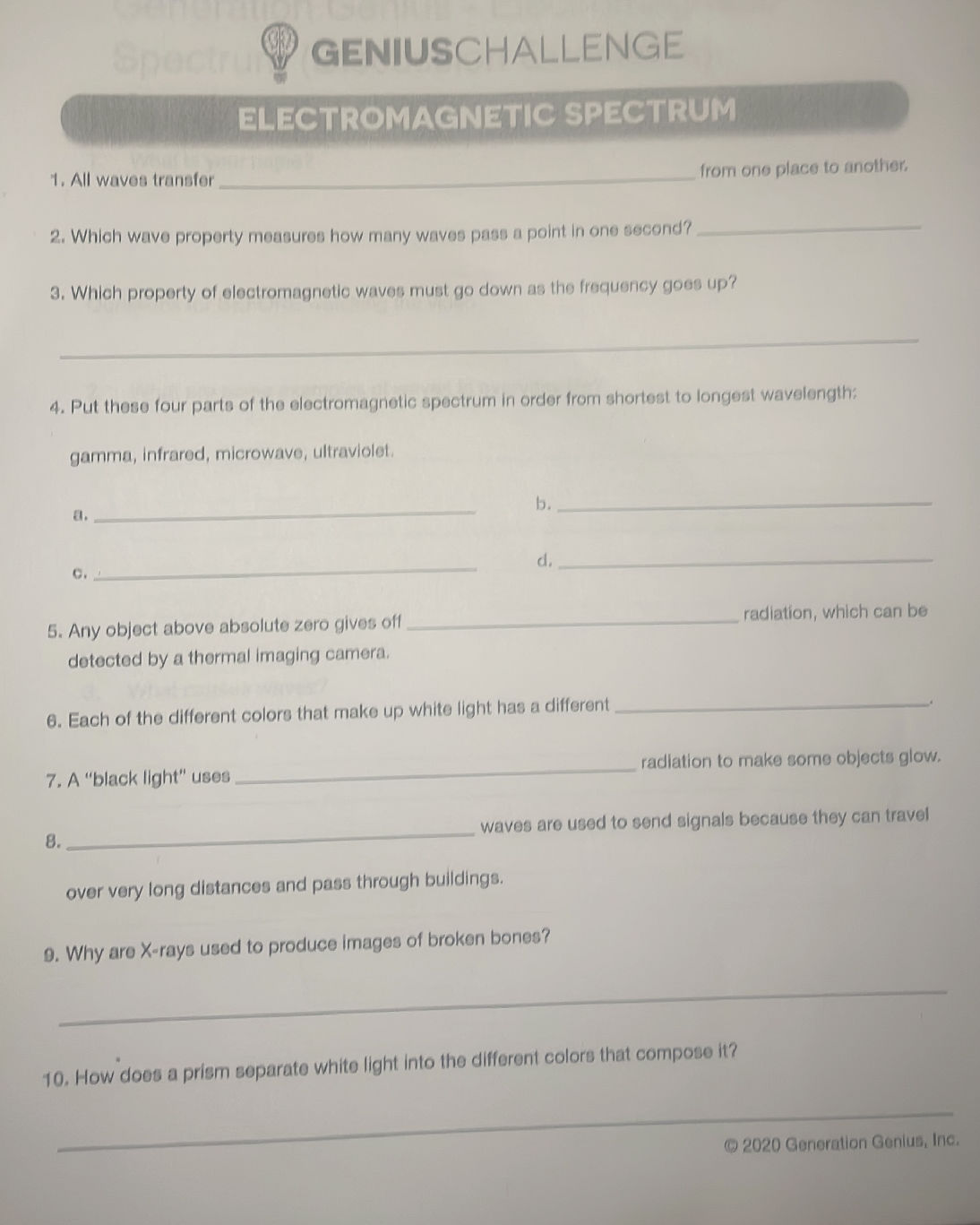 5. Any object above absolute zero gives off | StudyX