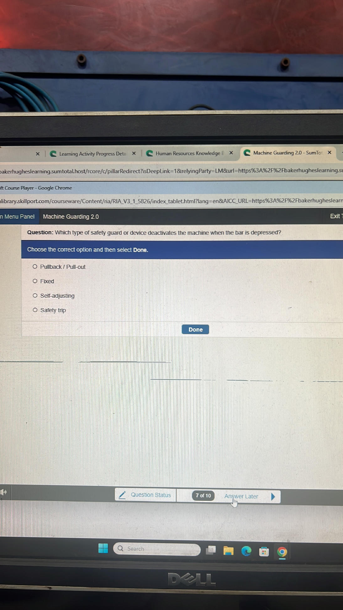 Question: Which type of safety guard or | StudyX