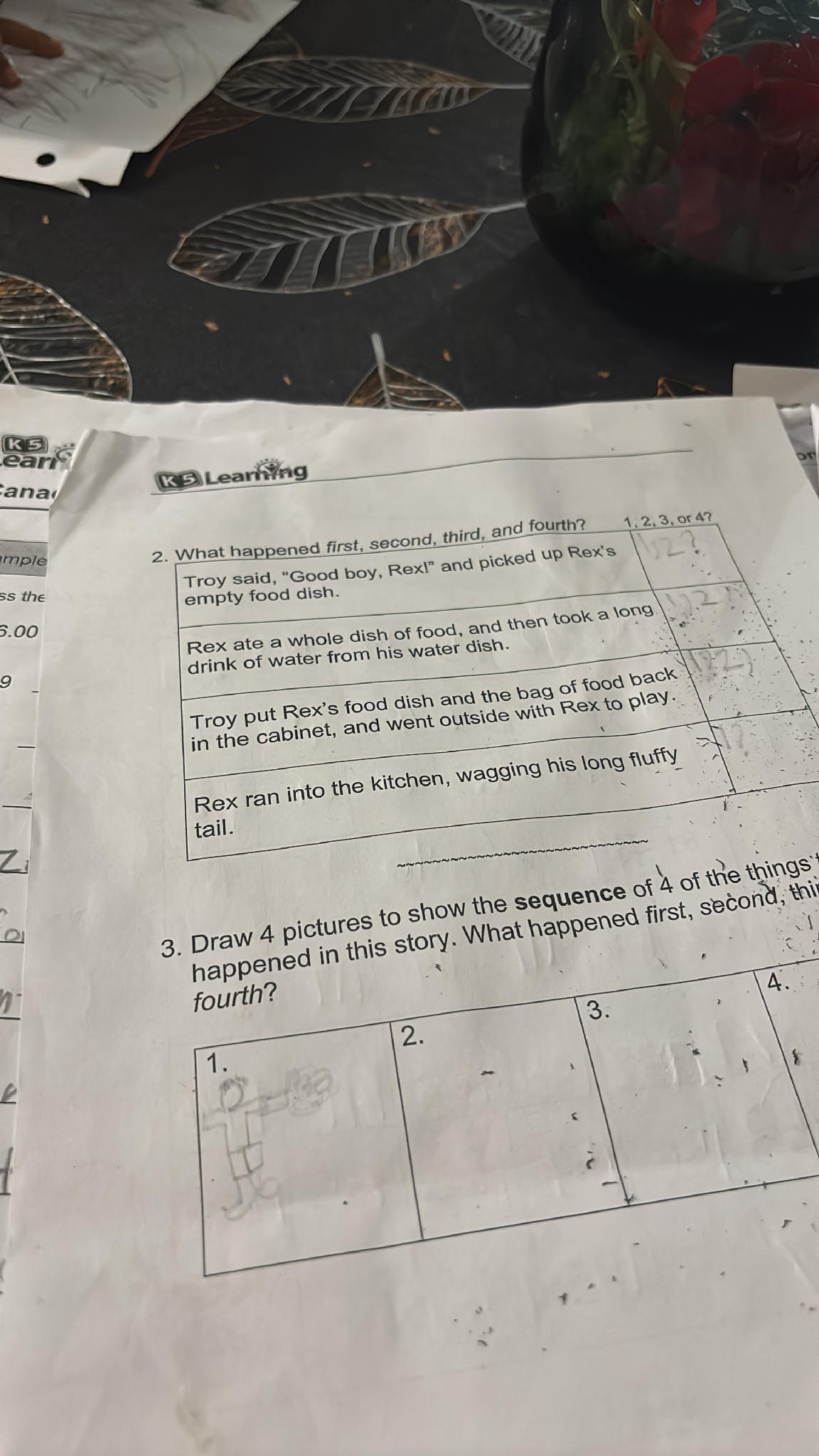 2. What happened first, second, third, and | StudyX