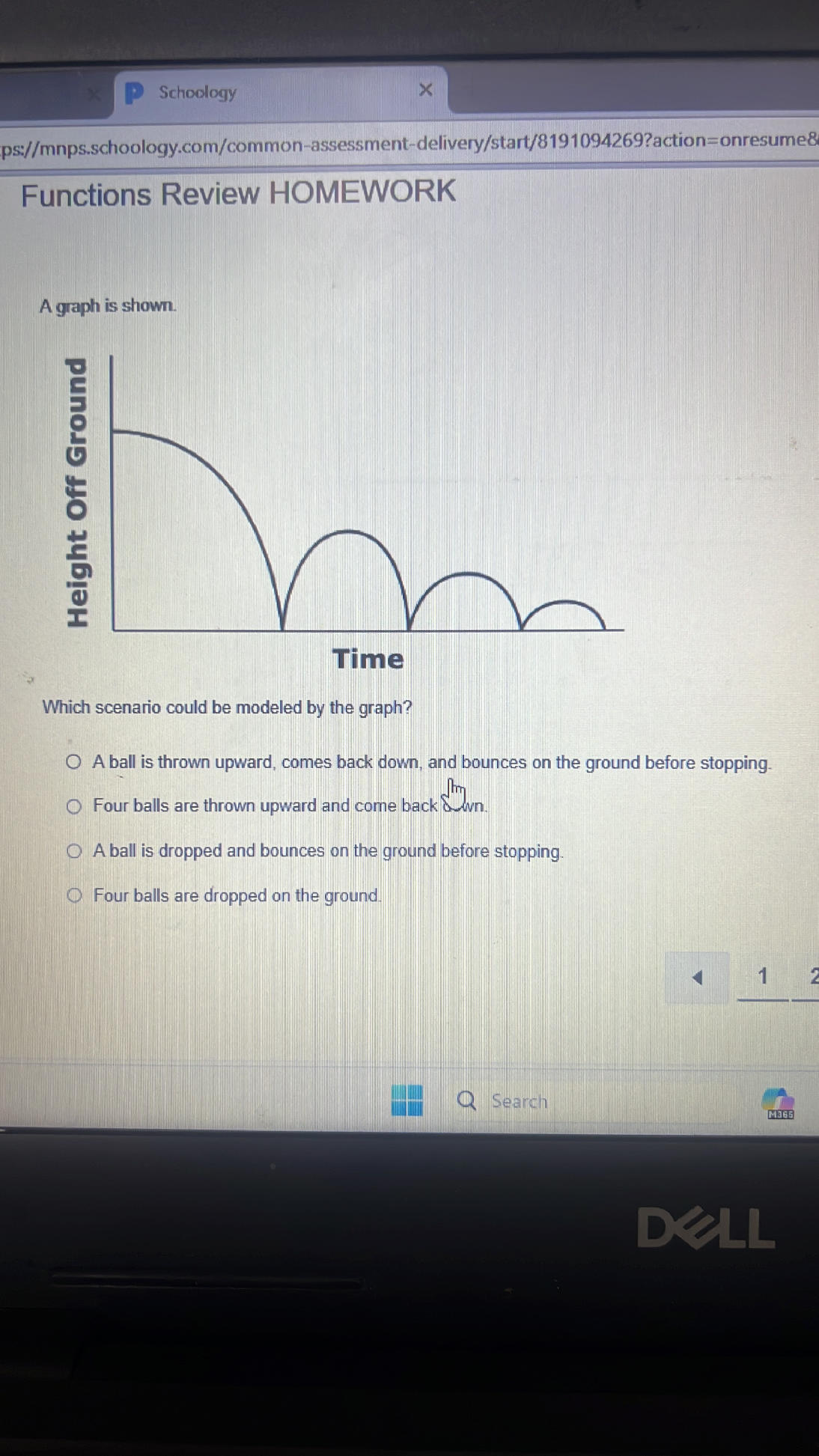 A graph is shown. **[Graph showing Height | StudyX