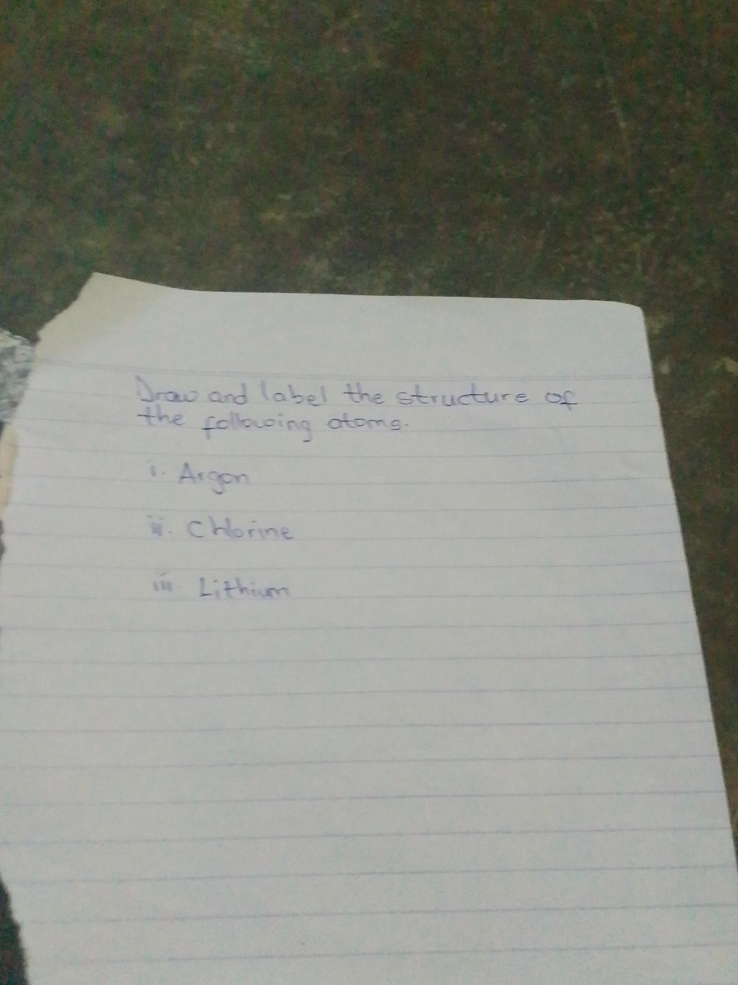 Draw and label the structure of the | StudyX