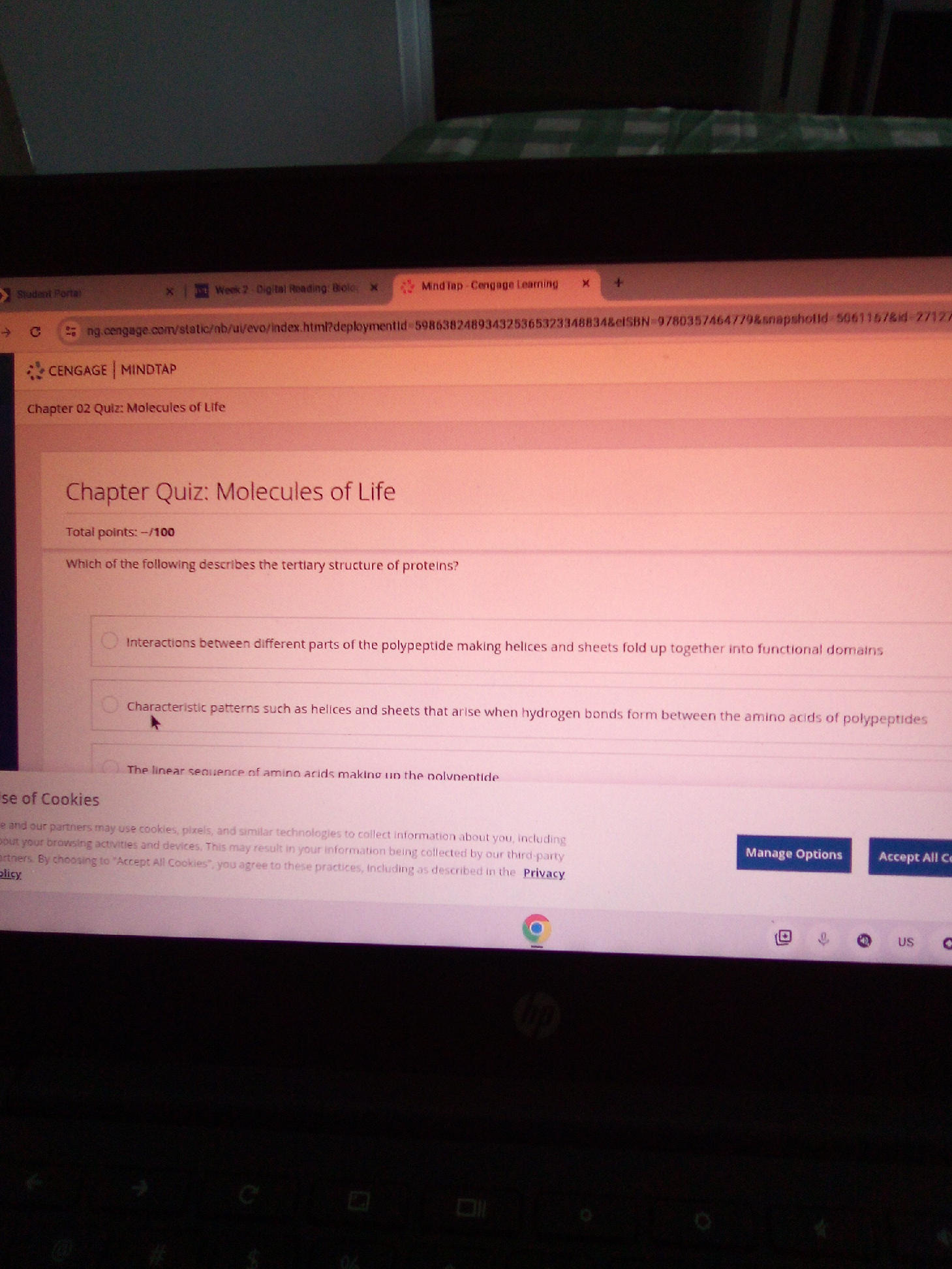 Which of the following describes the | StudyX