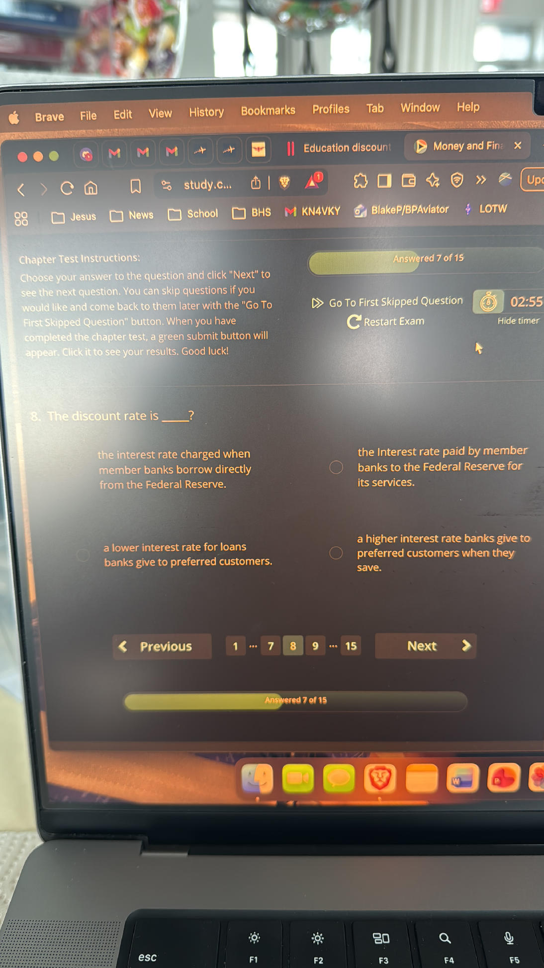 8. The discount rate is ______? the | StudyX