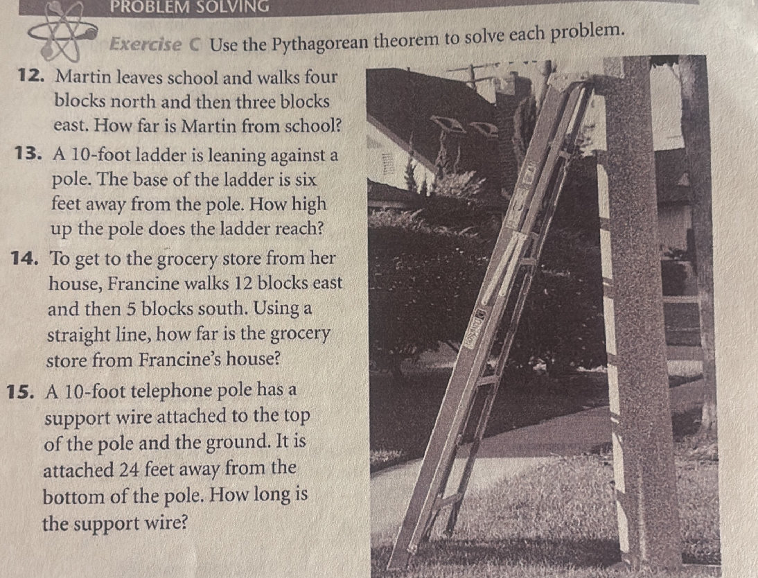 14. To get to the grocery store from her | StudyX