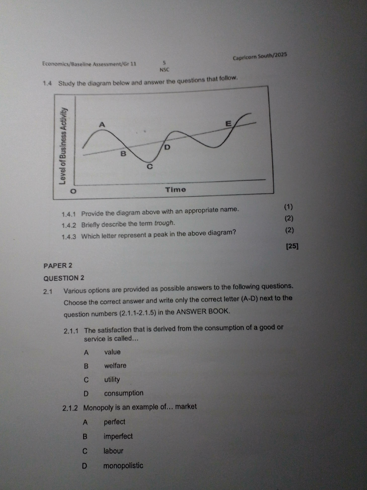 Study the diagram below and answer the | StudyX