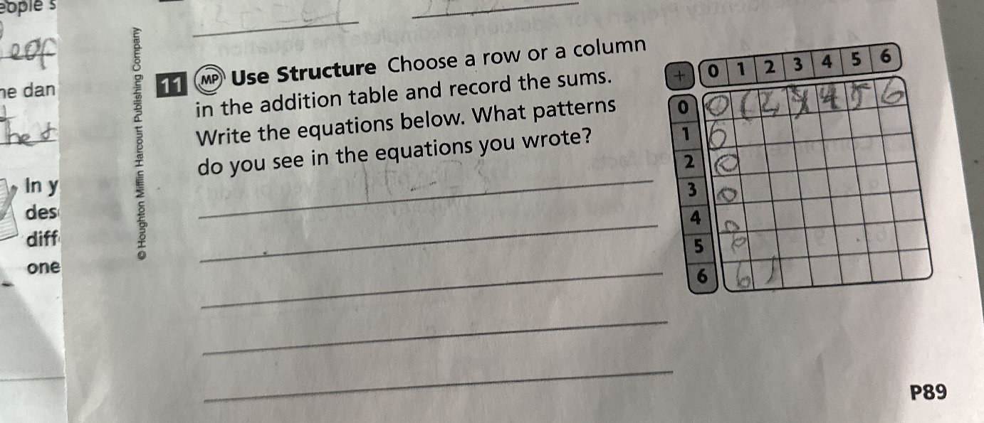 Use Structure Choose a row or a column in | StudyX